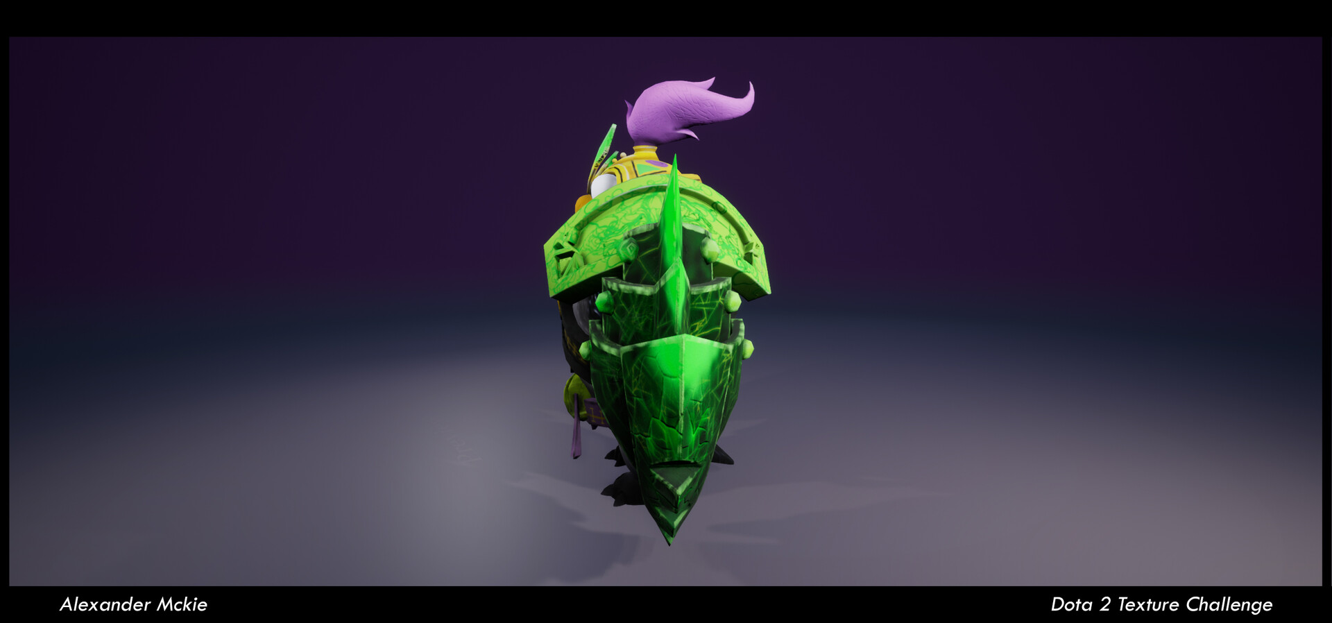 Alex Mckie - Texture Study - Kingpin with DOTA 2 Style Textures