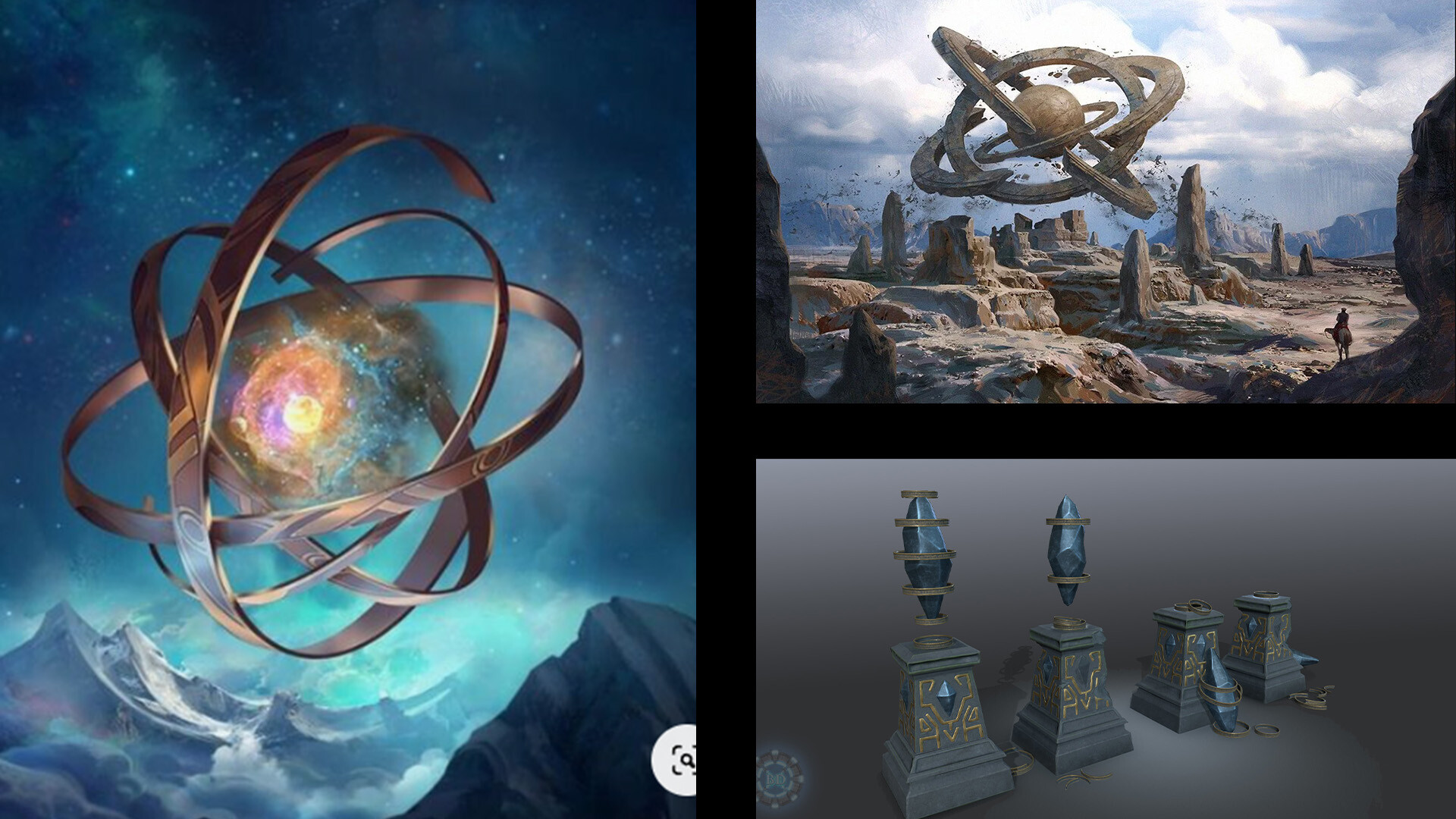 Landon Schmidt - 3D Model: Merlin's Orb and Pedestal