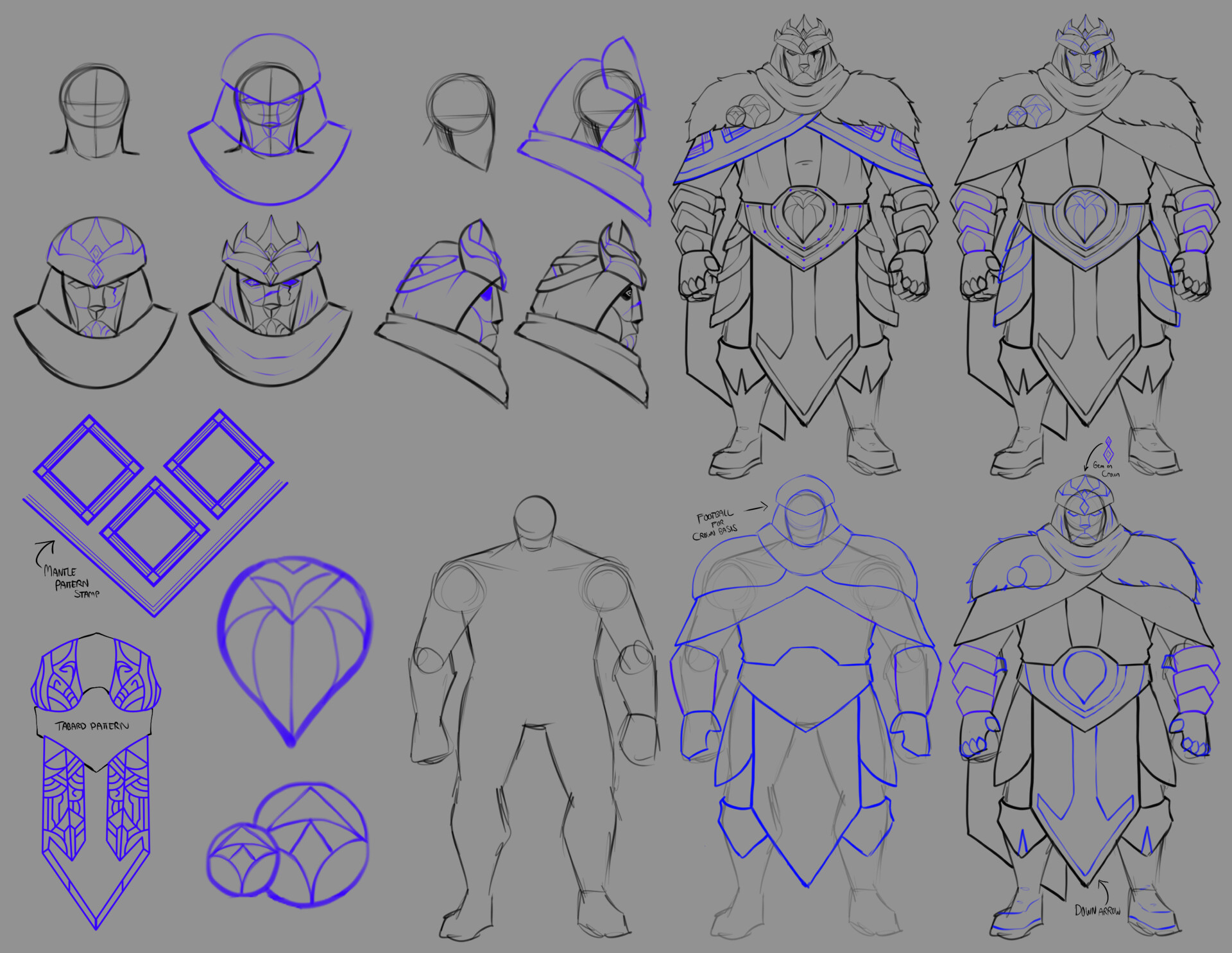 Isaiah Roa - Character Design: Tyr the Endless King (Accidental Gehenna)