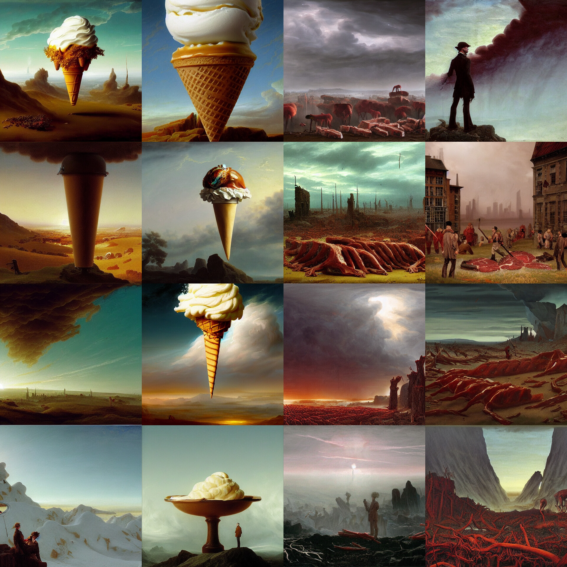 ArtStation - Diptych about food