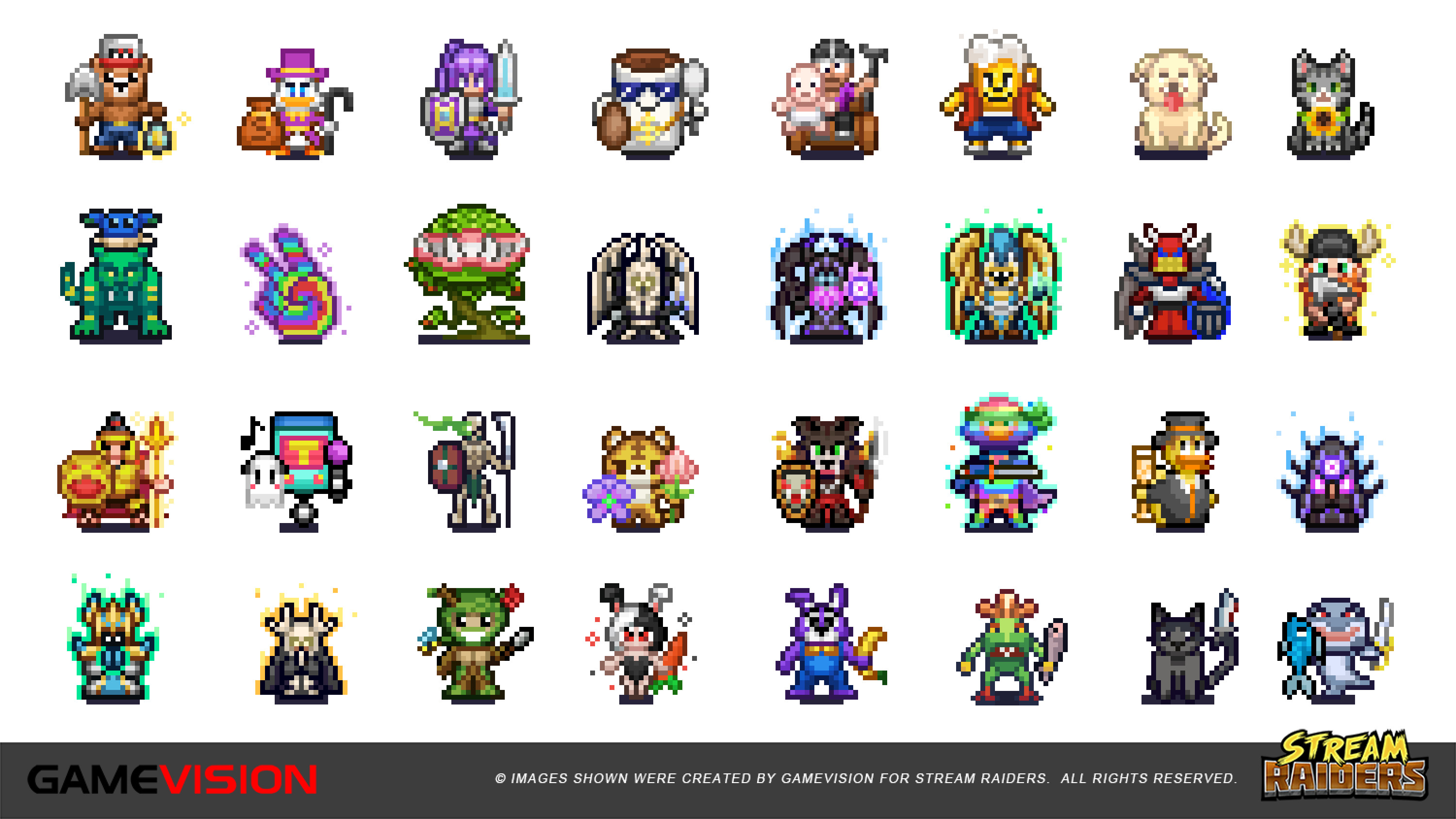 GameVision Studios - 2D Pixel Art for Stream Raiders