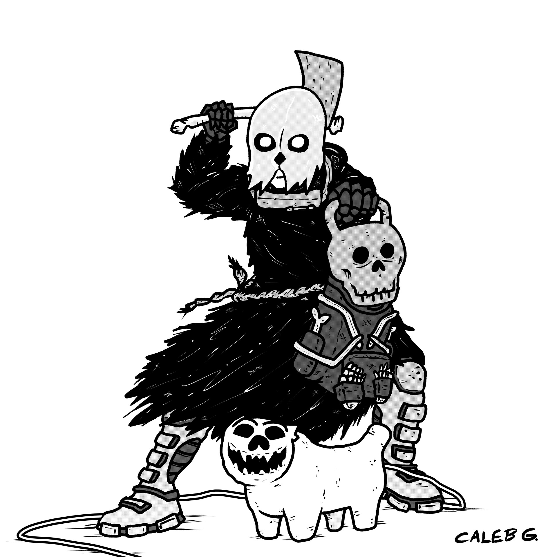 ArtStation - Sanko, Avakian, and Moja from Q Hayaahida’s Dai Dark.