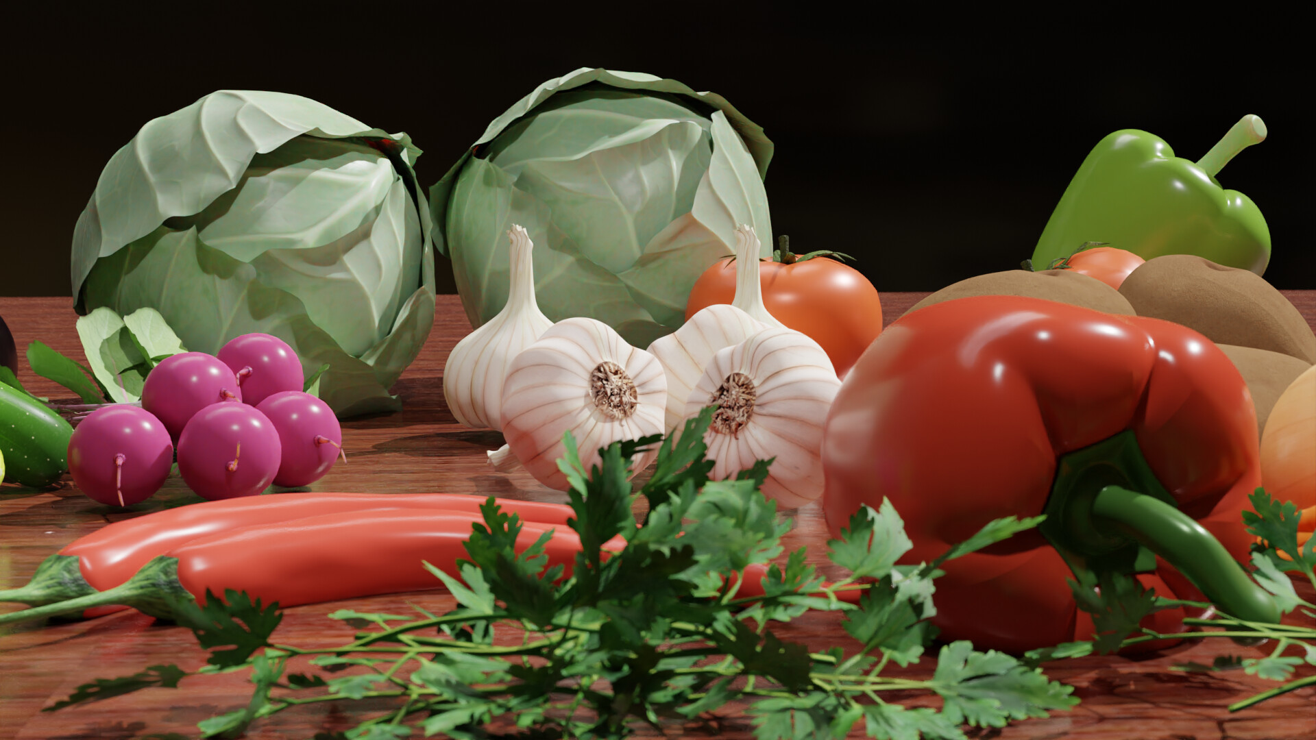 ArtStation - FRUITS AND VEGETABLES