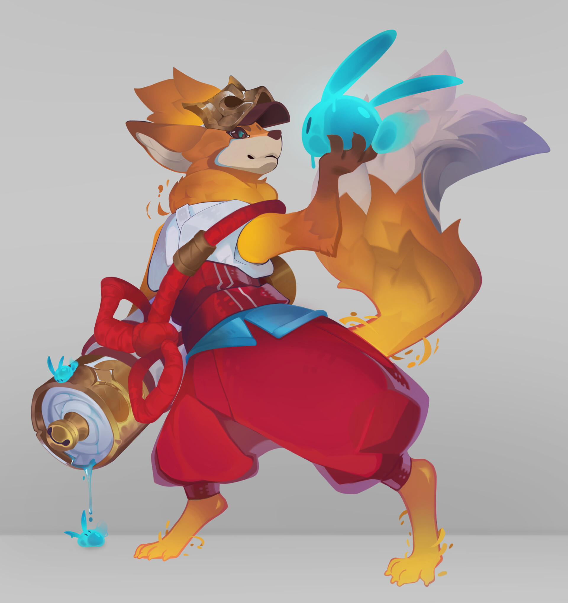 ArtStation - Fox and bunny