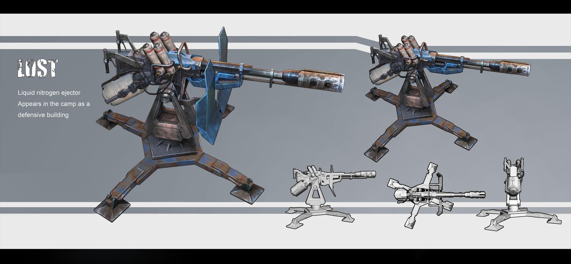 ArtStation - Lost Mechanical spray gun