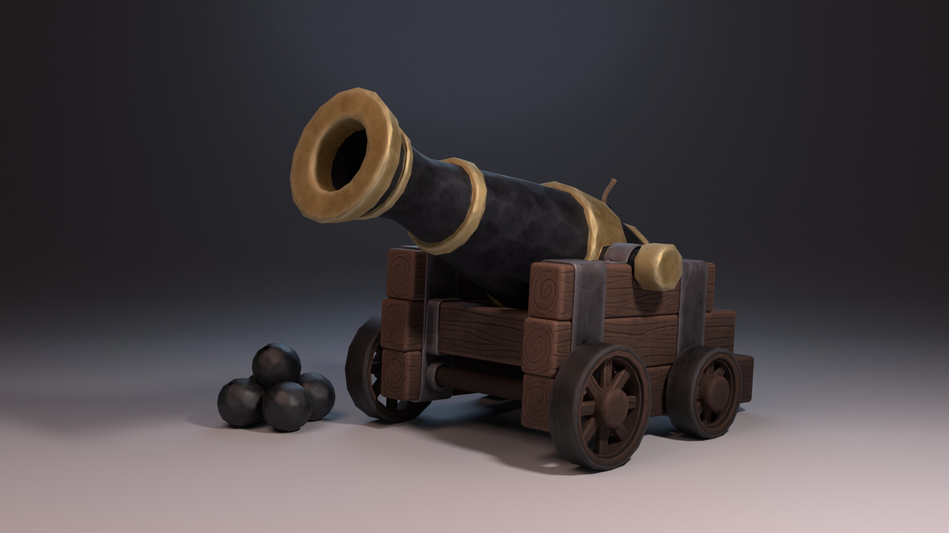 ArtStation - Stylized Cannon