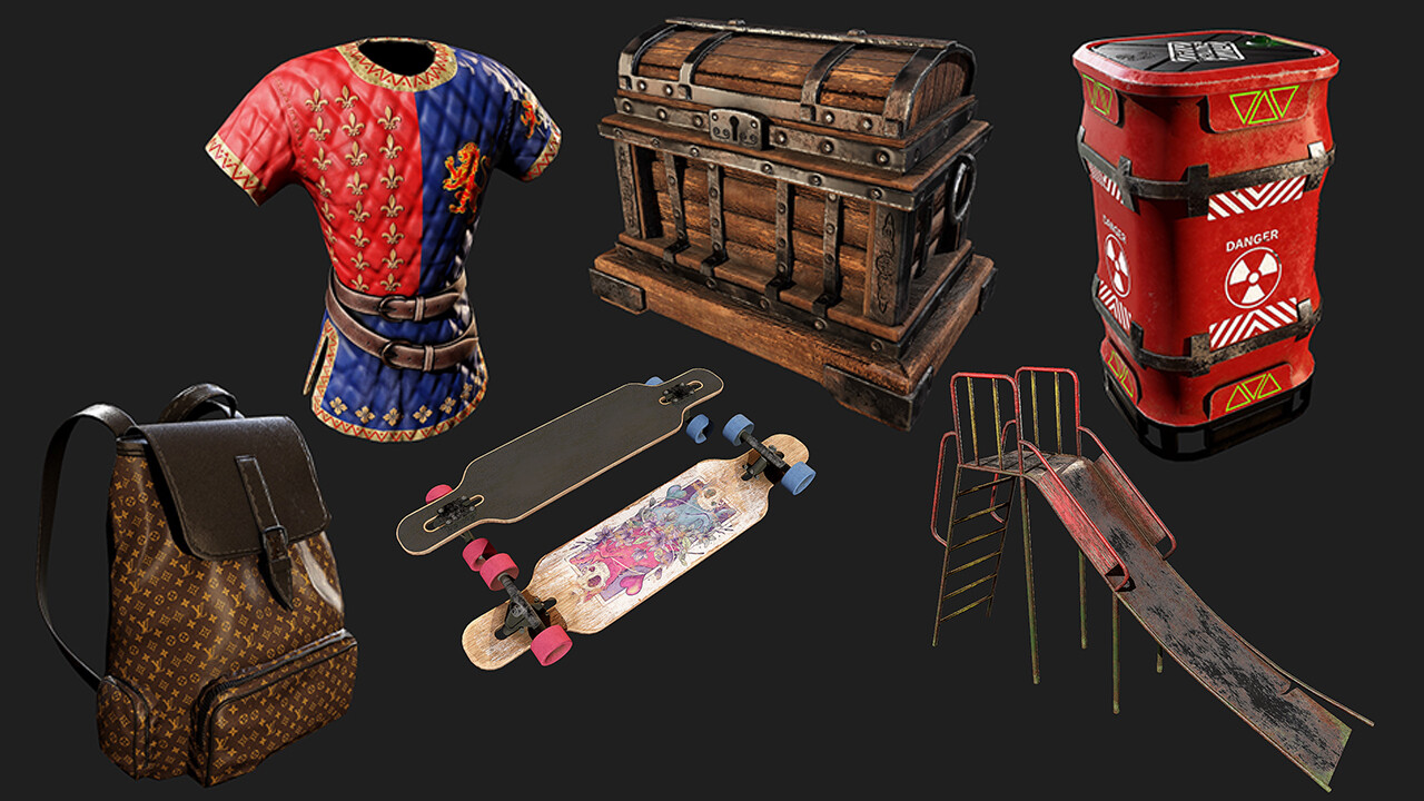 ArtStation - Free Download PBR 3D Models