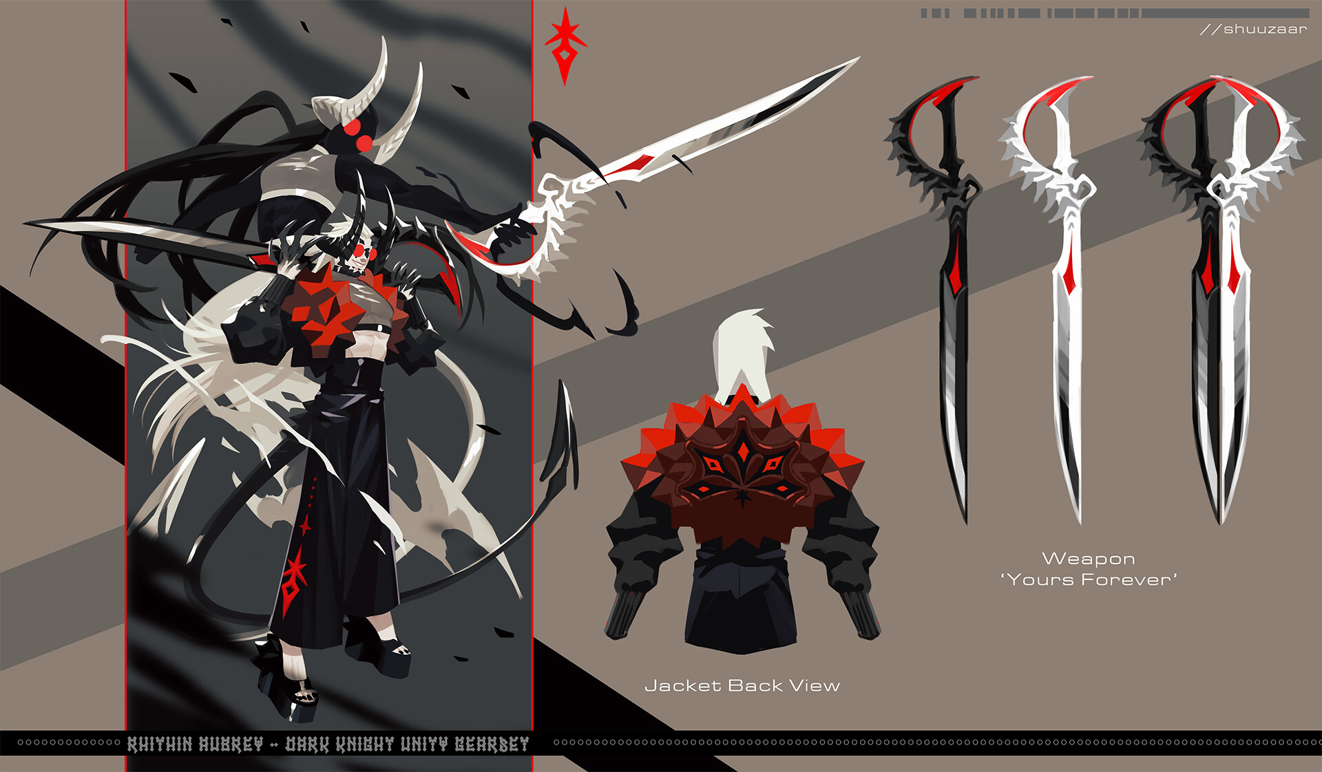 ArtStation - Dark Knight // Fashion Design