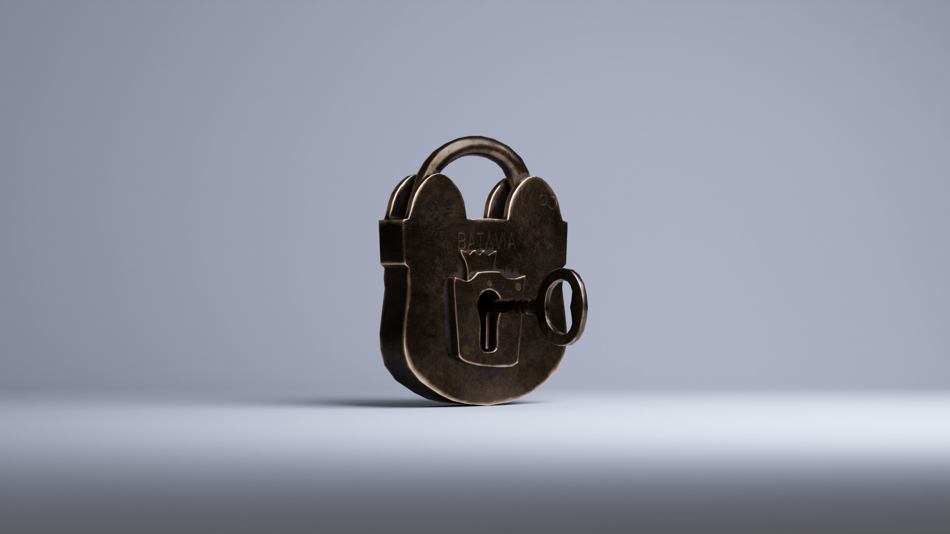 ArtStation - Antique BATAVIA lock