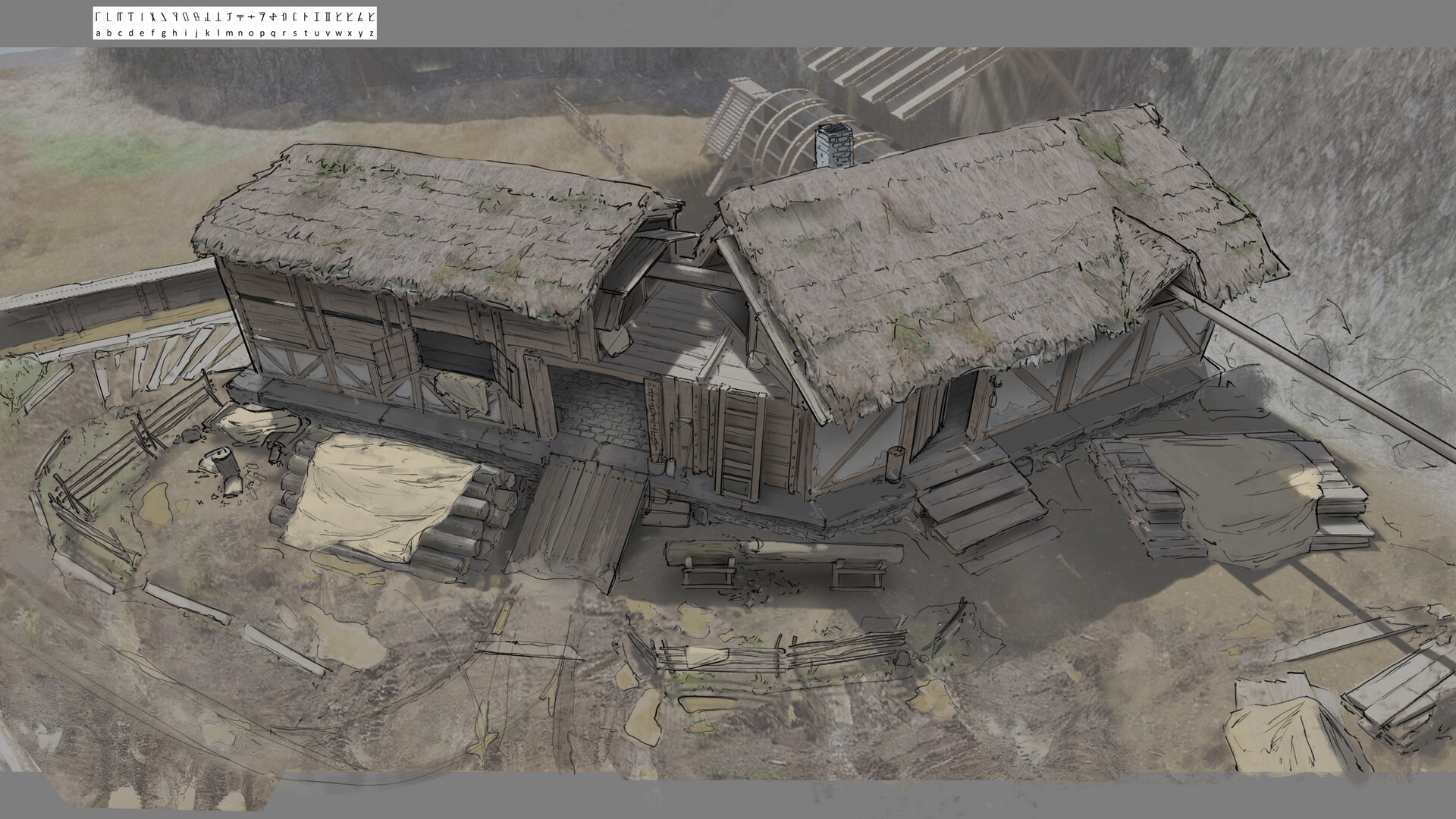 ArtStation - Sawmill environment