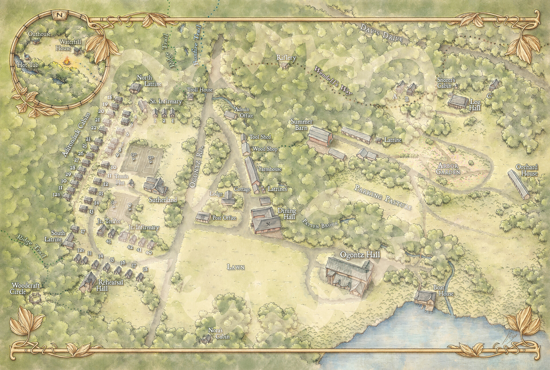 ArtStation - Wedding Venue Map