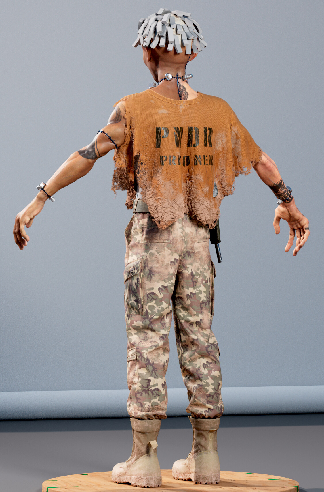 Oliver Hopley Portfolio - Frank - Lookdev and Texturing