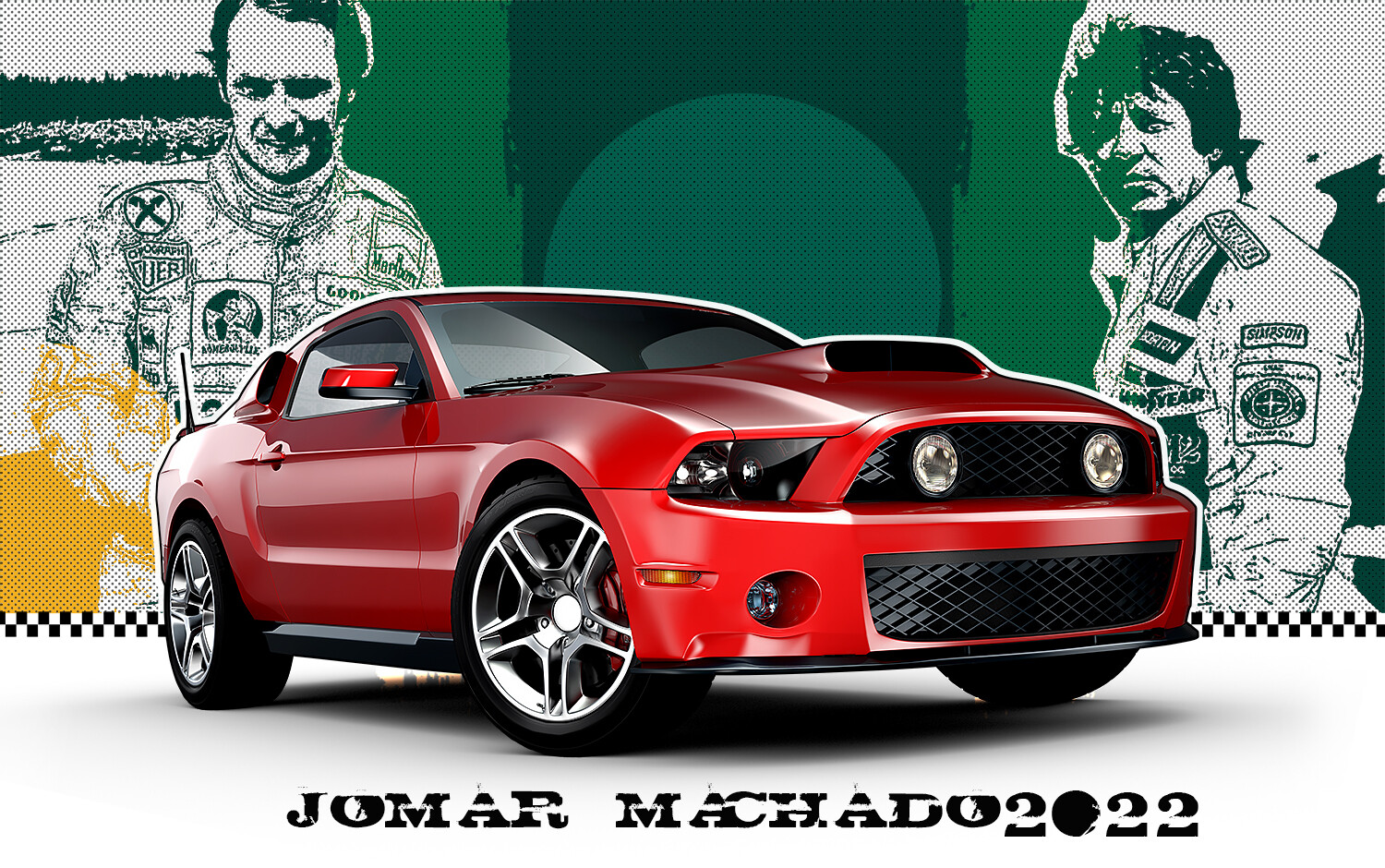 ArtStation - Racing Days, Ford and Chevy...