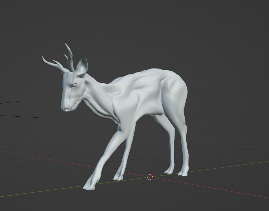 Spectral Pastels - Stag In The Sunlight