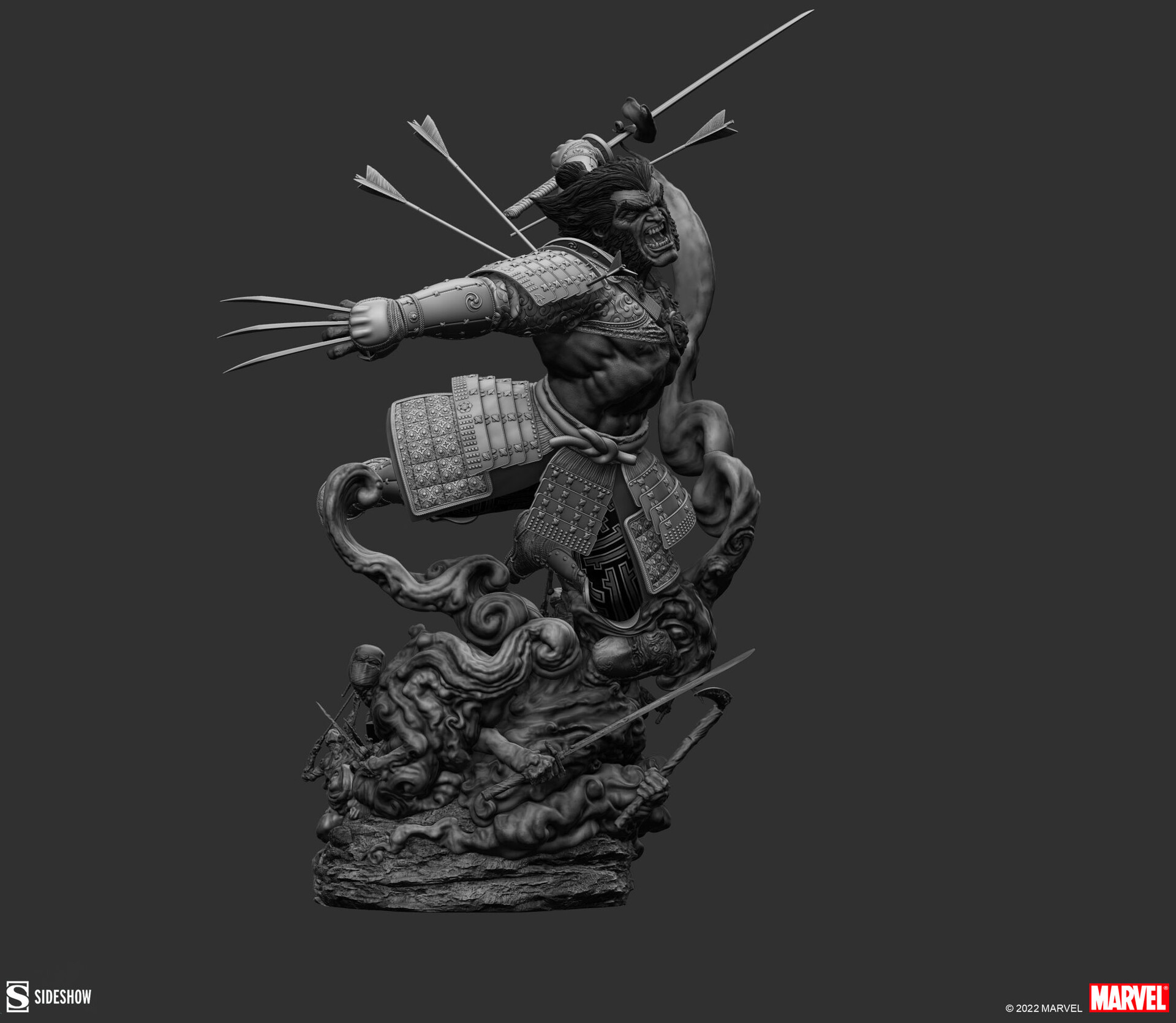 martin canale - WOLVERINE RONIN PREMIUM FORMAT BY SIDESHOW COLLECTIBLES.