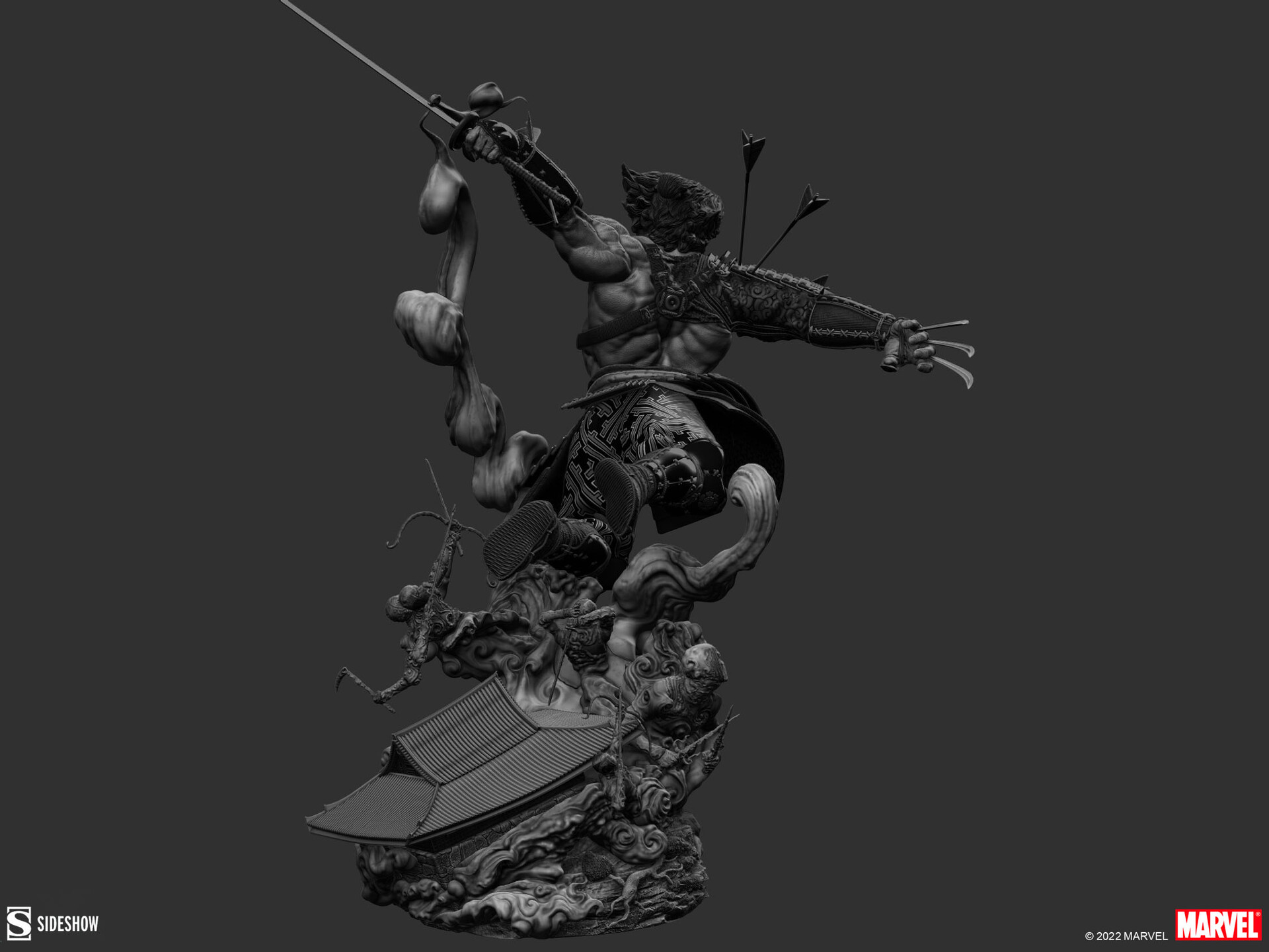 martin canale - WOLVERINE RONIN PREMIUM FORMAT BY SIDESHOW COLLECTIBLES.