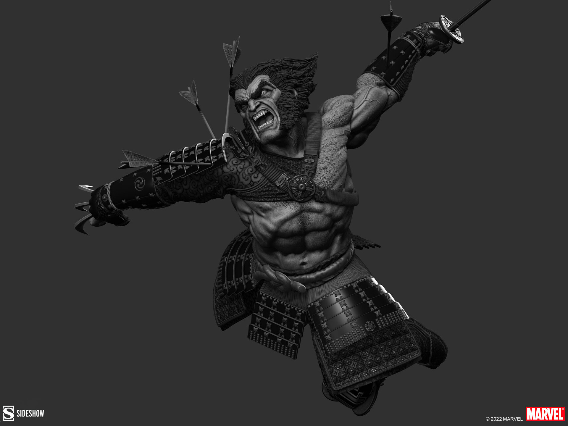 martin canale - WOLVERINE RONIN PREMIUM FORMAT BY SIDESHOW COLLECTIBLES.