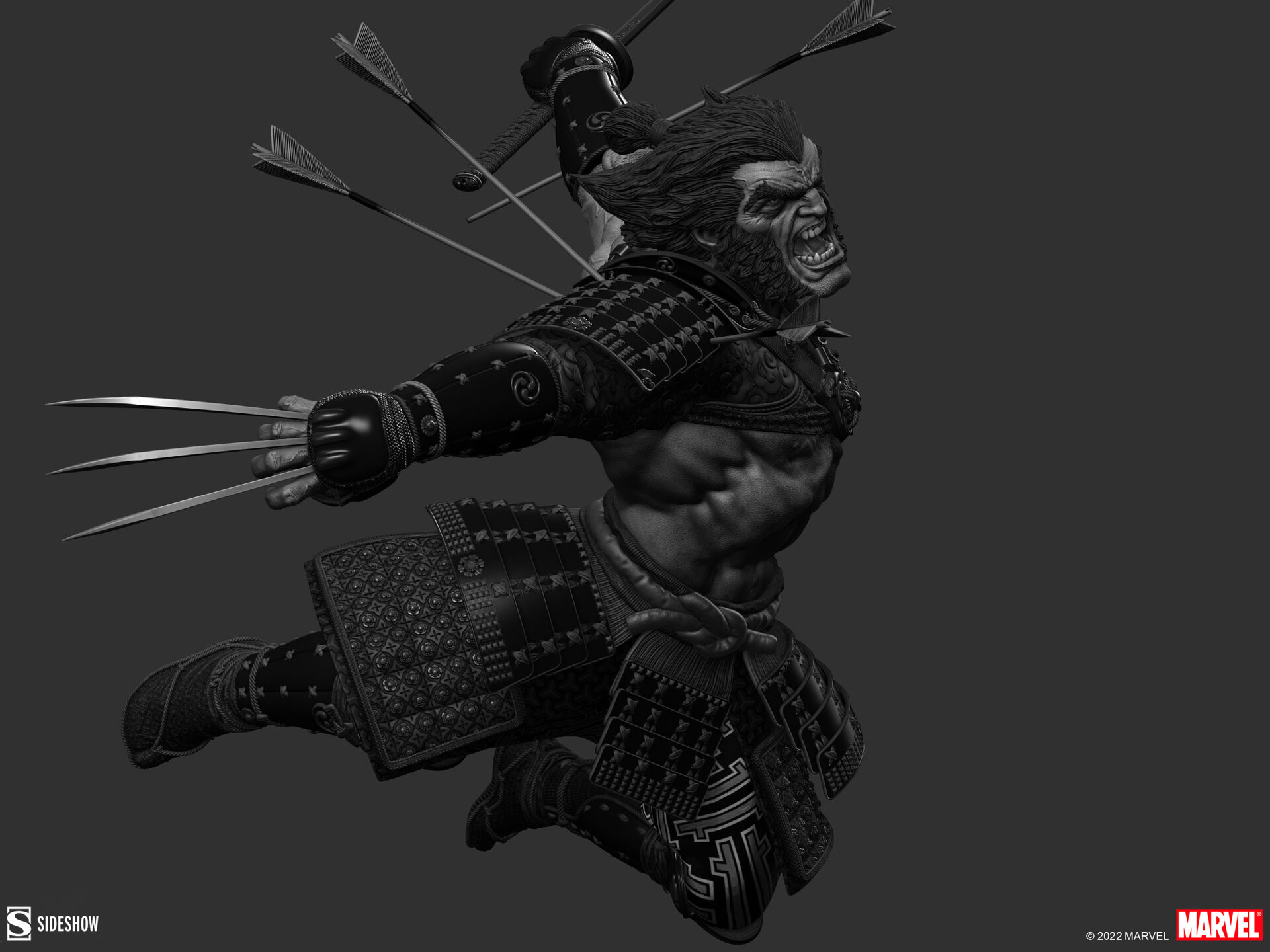 martin canale - WOLVERINE RONIN PREMIUM FORMAT BY SIDESHOW COLLECTIBLES.