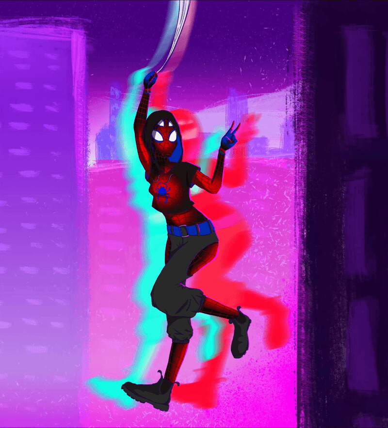 ArtStation - Into the Spiderverse Persona