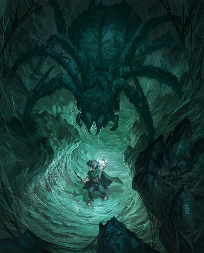 ArtStation - LOTR: Frodo & Shelob