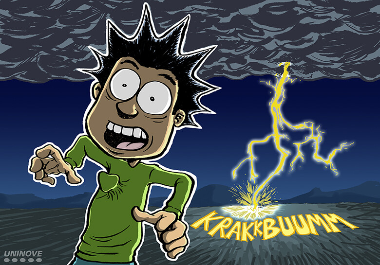 ArtStation - Lightning and thunder