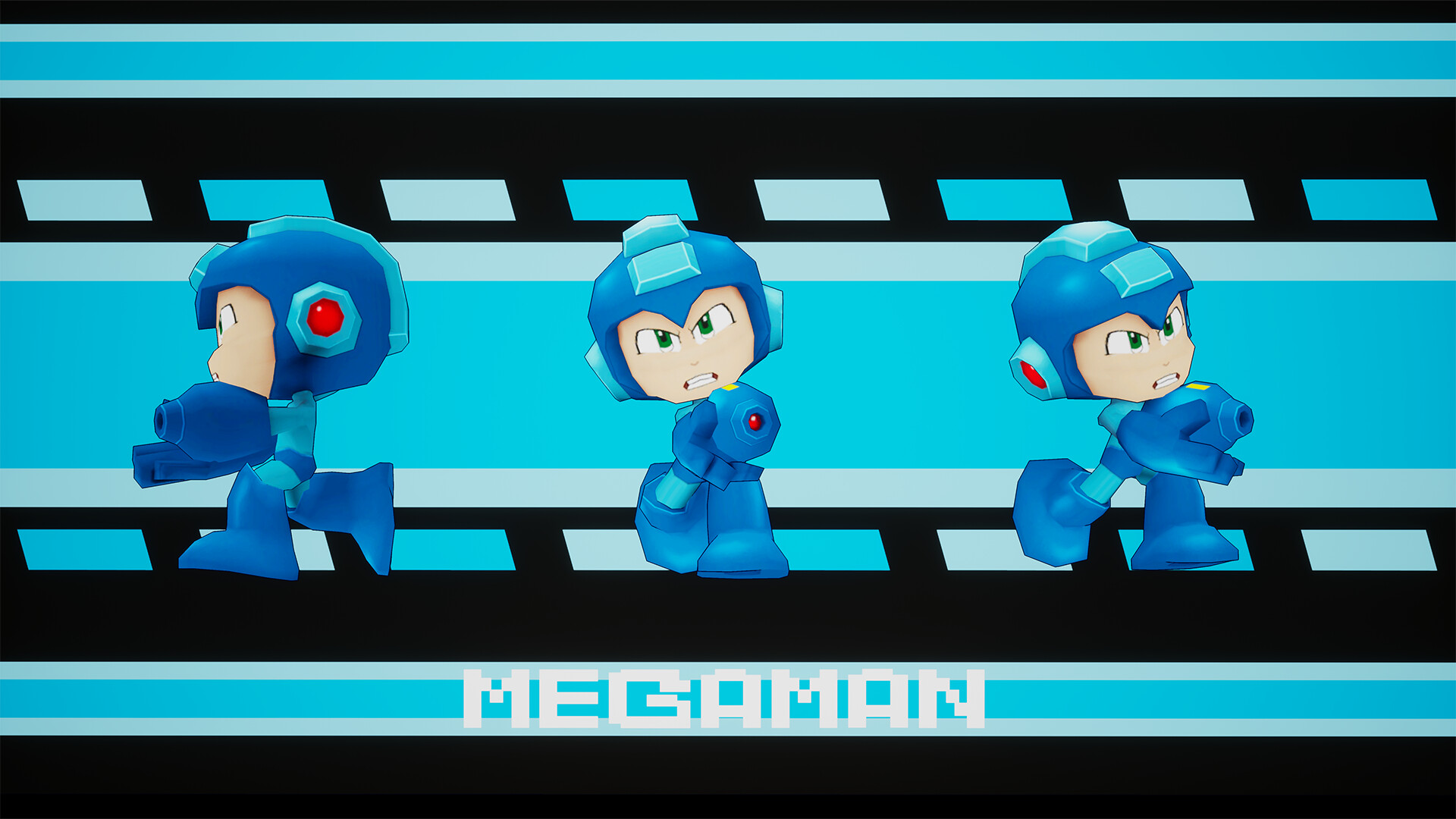 Emily Fortune - Megaman and Protoman 3D models