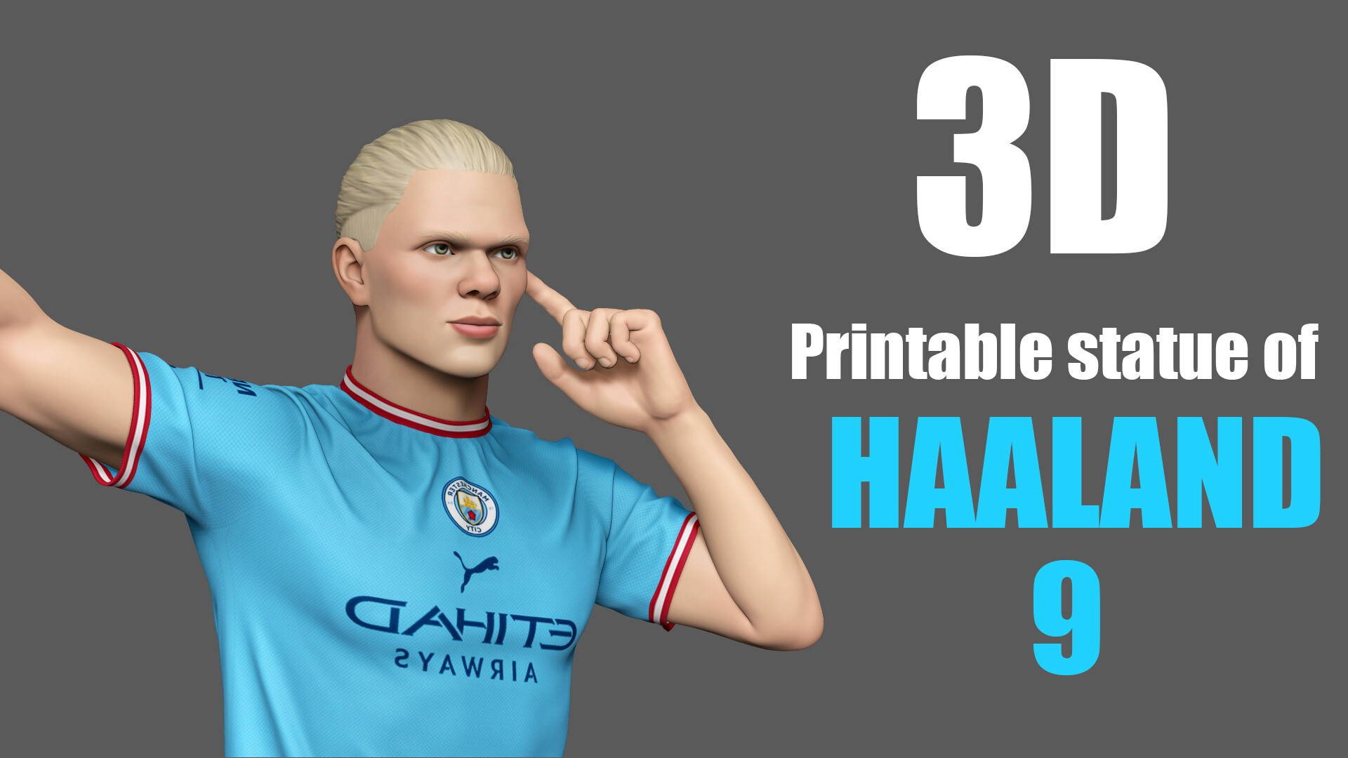 ArtStation - Erling Haaland statue