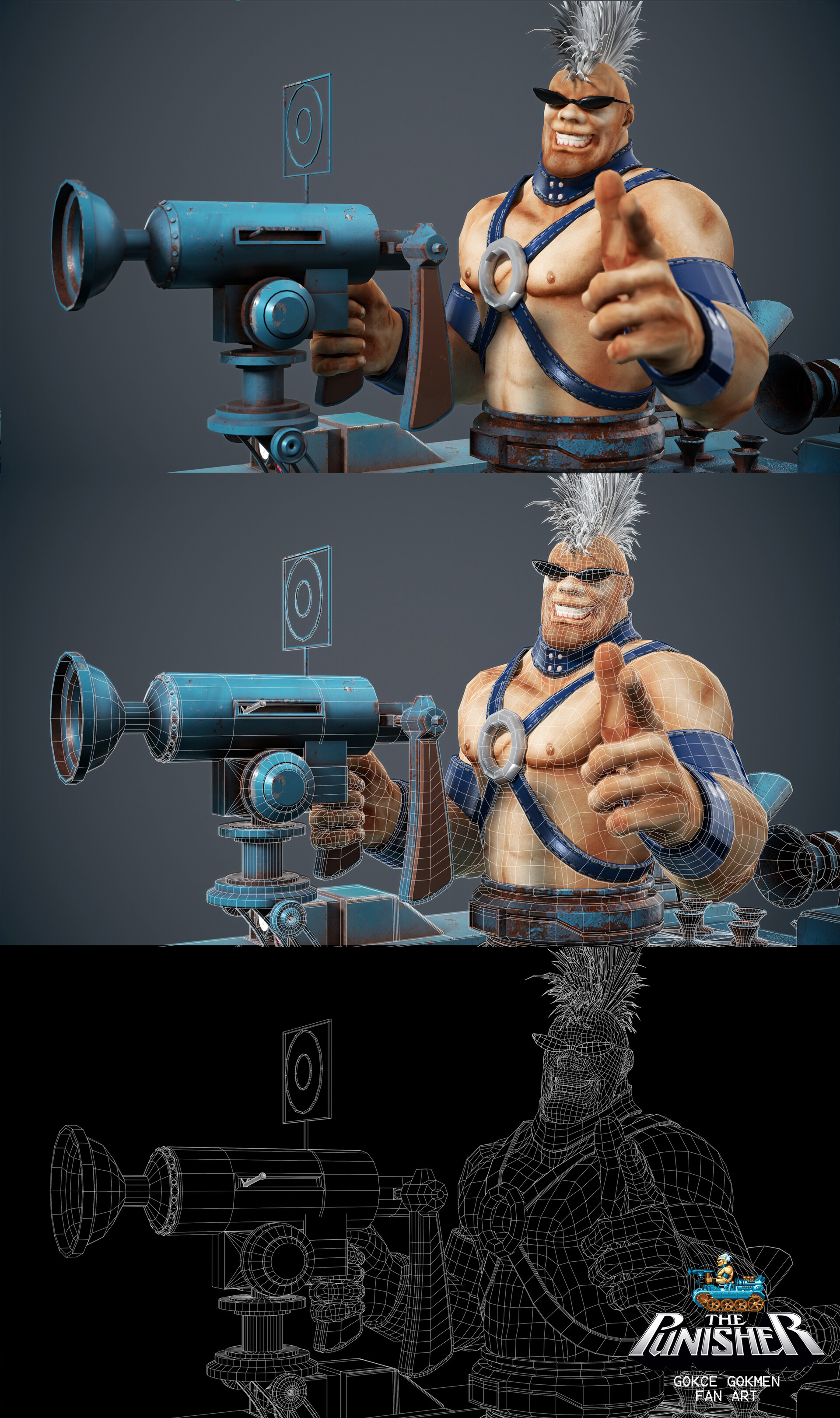 Gokce GOKMEN - "Bone Breaker" (The Punisher arcade game Stage 2 boss)