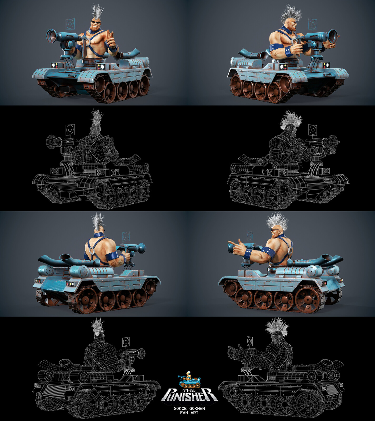 Gokce GOKMEN - "Bone Breaker" (The Punisher arcade game Stage 2 boss)