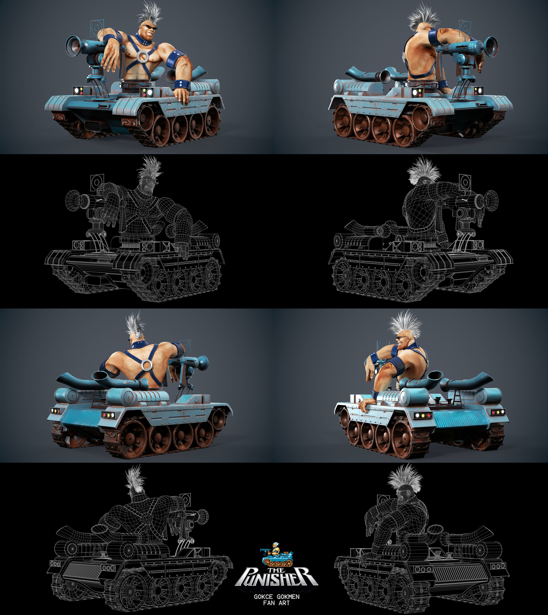 Gokce GOKMEN - "Bone Breaker" (The Punisher arcade game Stage 2 boss)