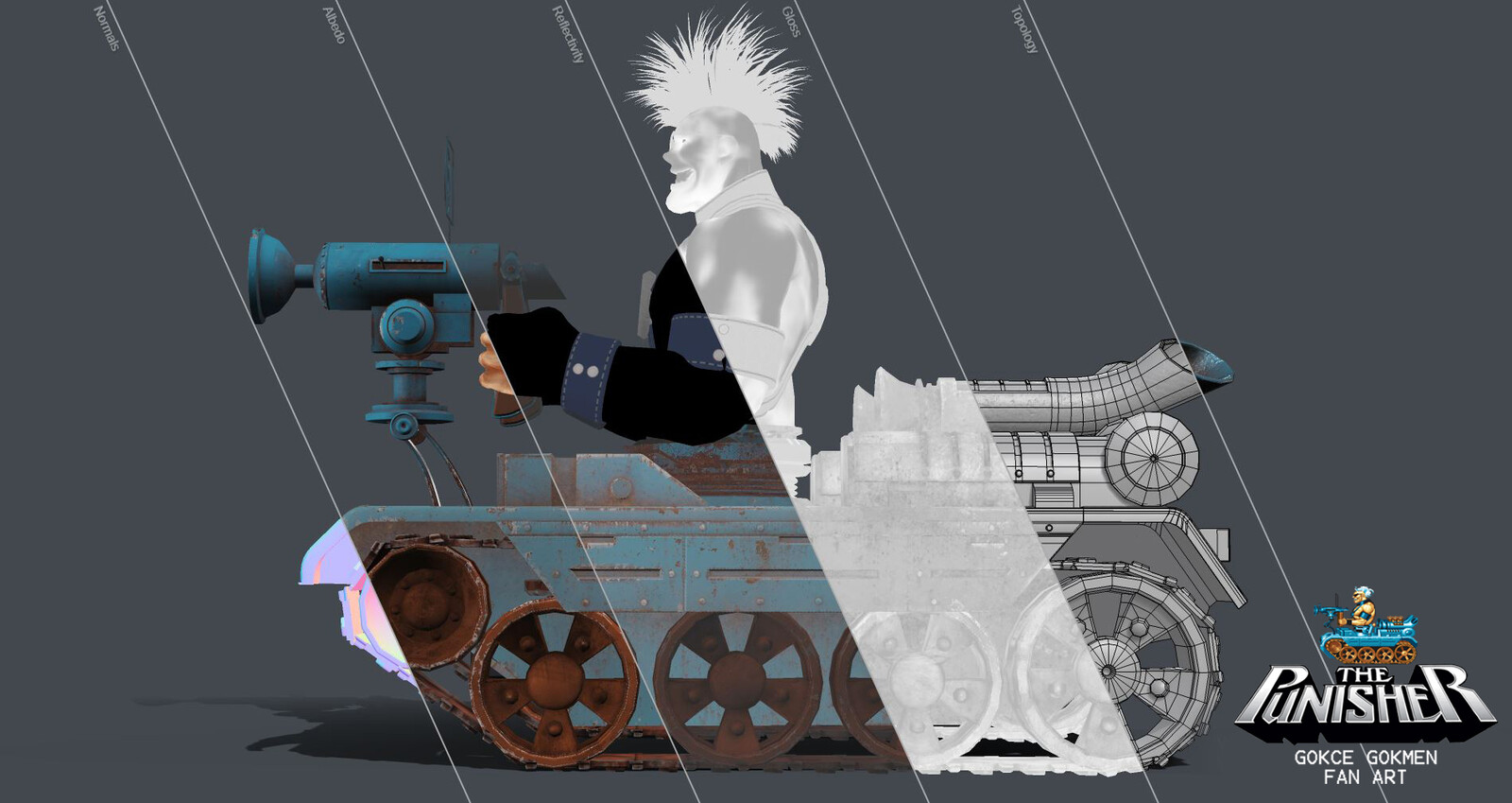 Gokce GOKMEN - "Bone Breaker" (The Punisher arcade game Stage 2 boss)