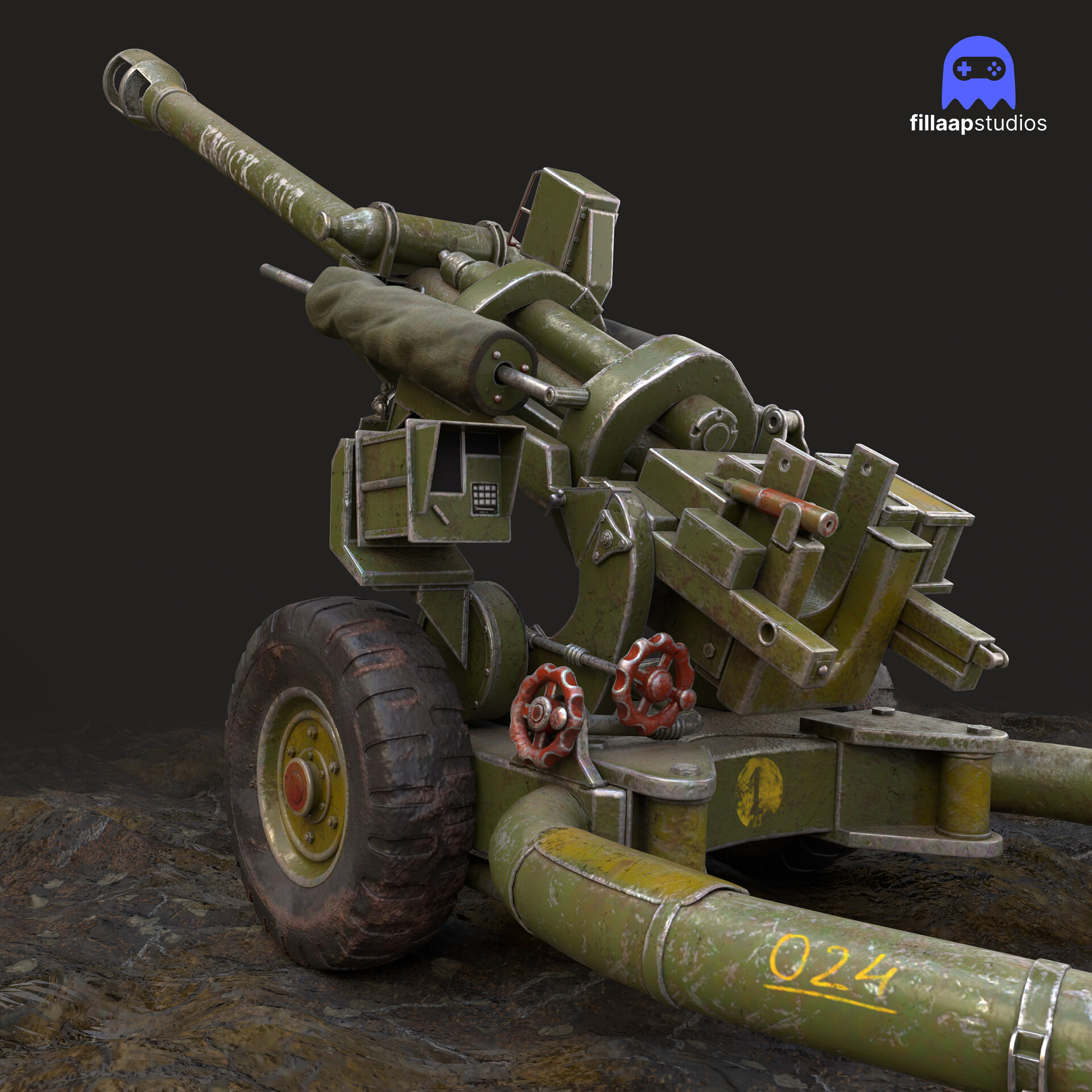 FillAap Studios - Artillery (L118 Light Gun)