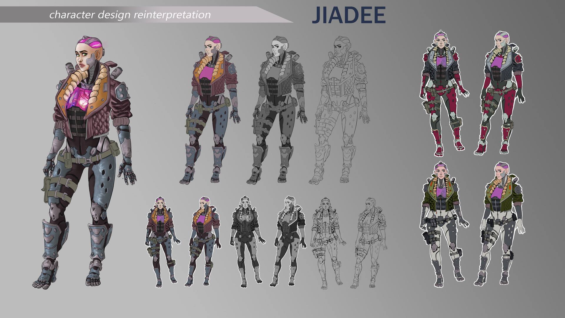 ArtStation - JIADEE character design reinterpretation