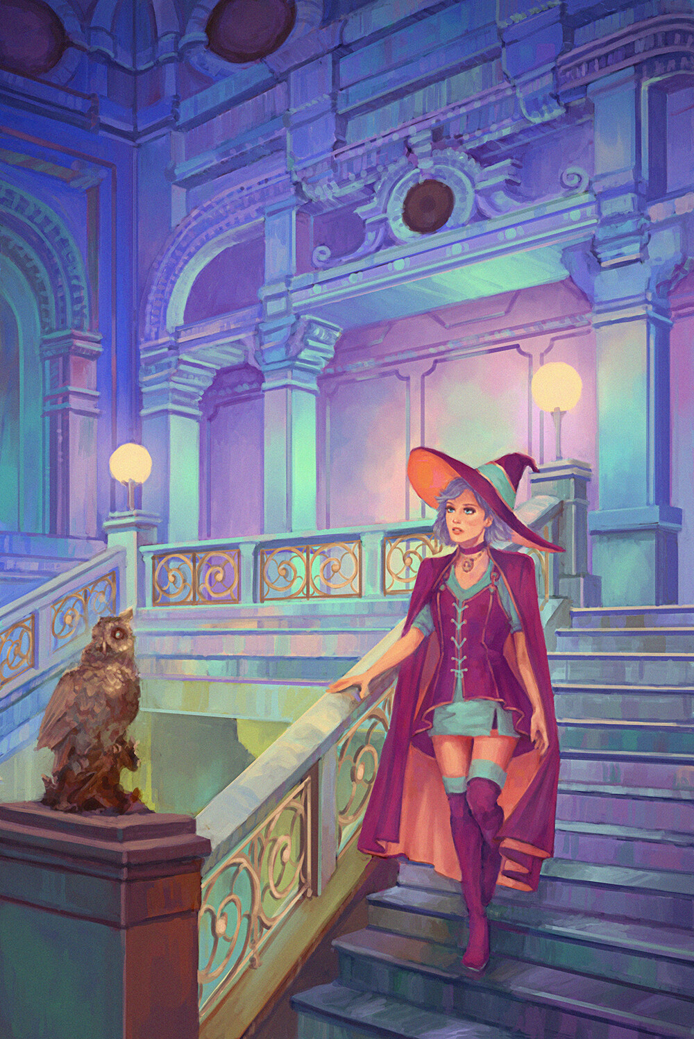 ArtStation - Owl Staircase