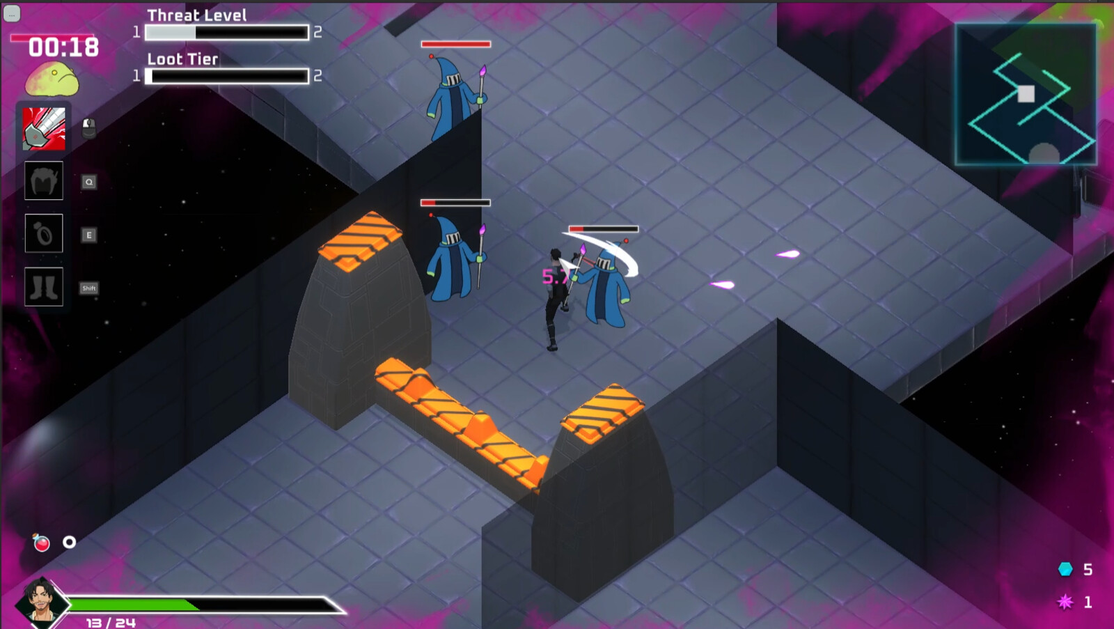 Bianca Victoria - Continuum UI (Space Fantasy Roguelike)