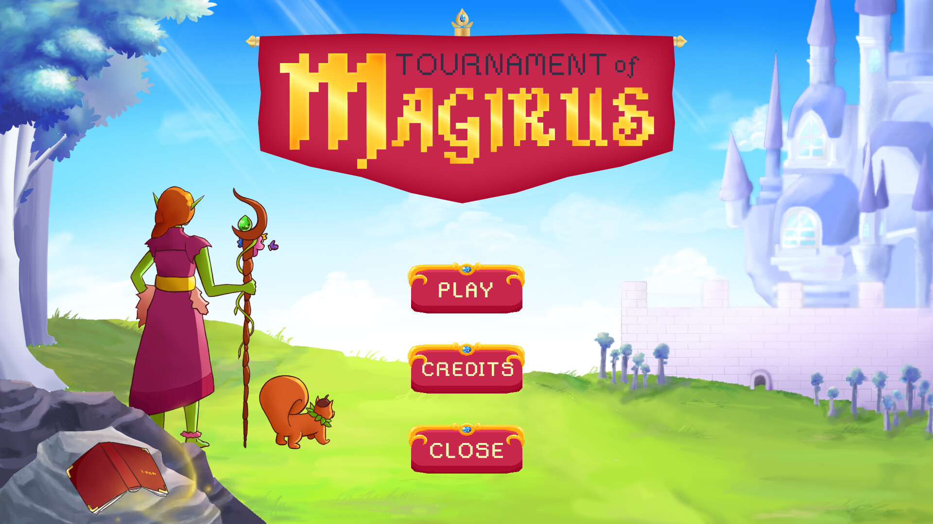 ArtStation - Tournament of Magirus UI (Turn-Based Fantasy Game)