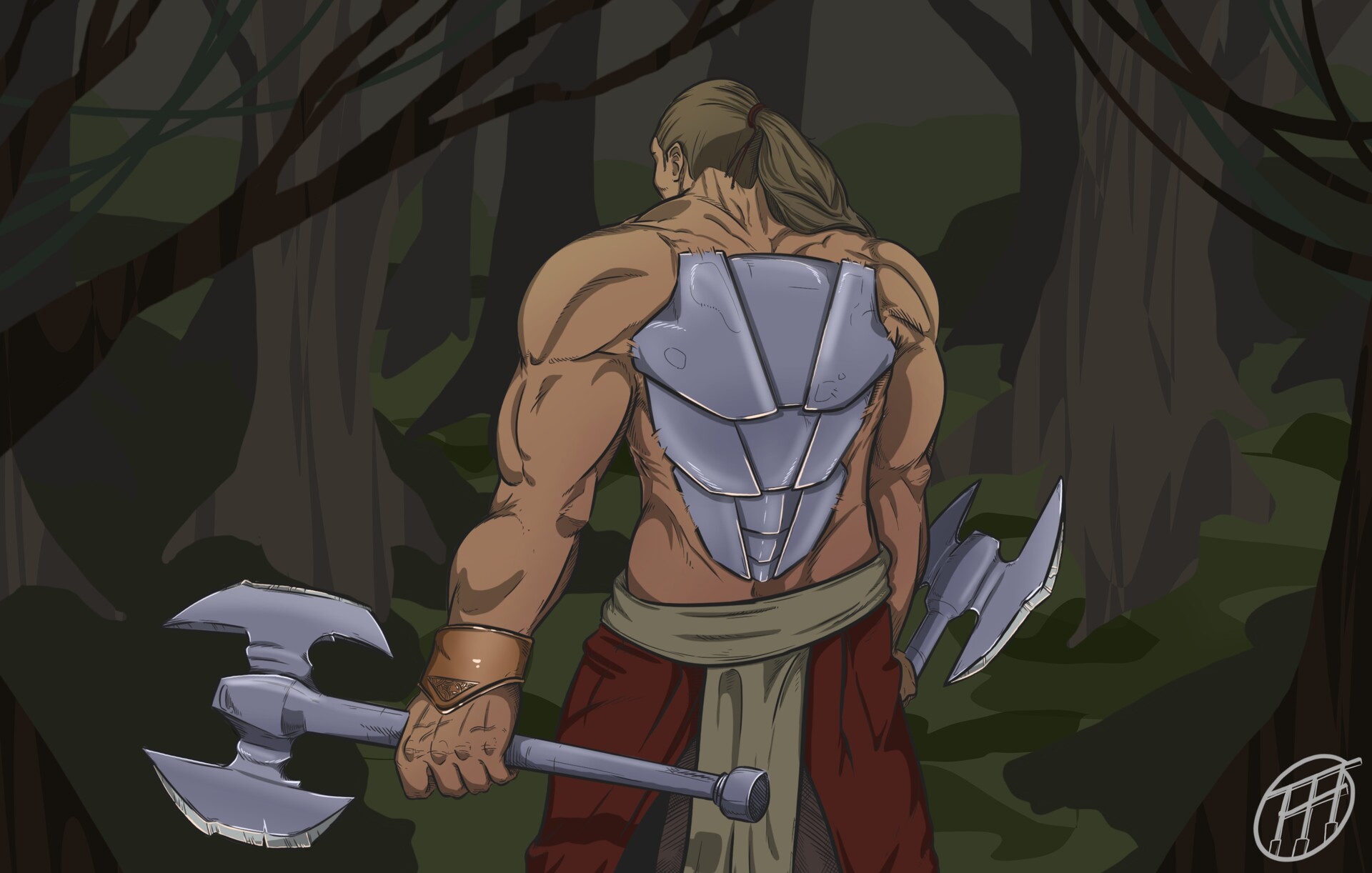 ArtStation - Ludo Shield Back