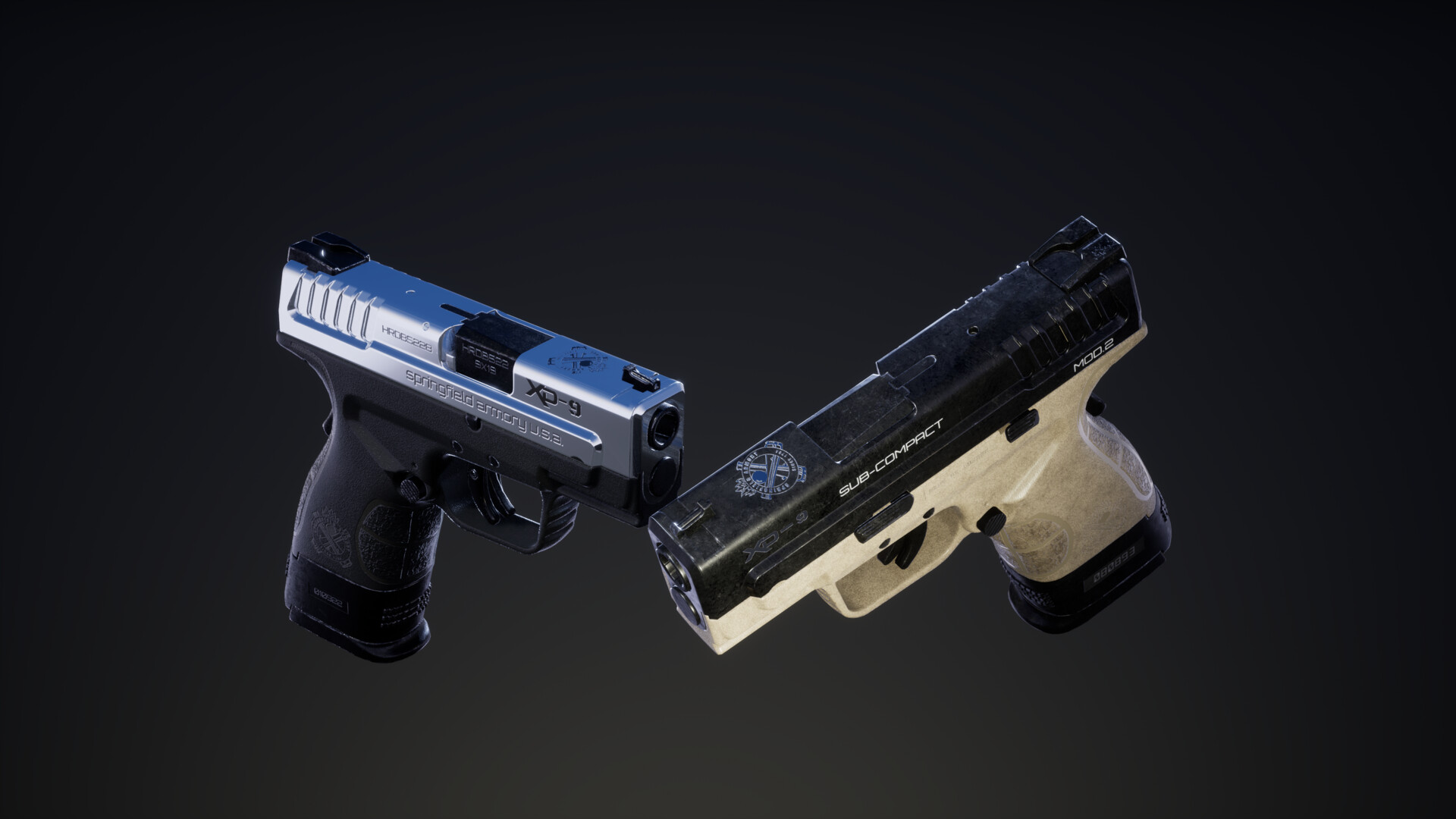 ArtStation - GUN XD9 GLOCK