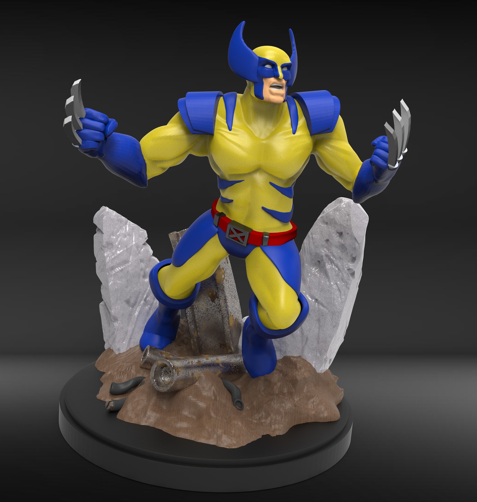 ArtStation - Wolverine Miniature