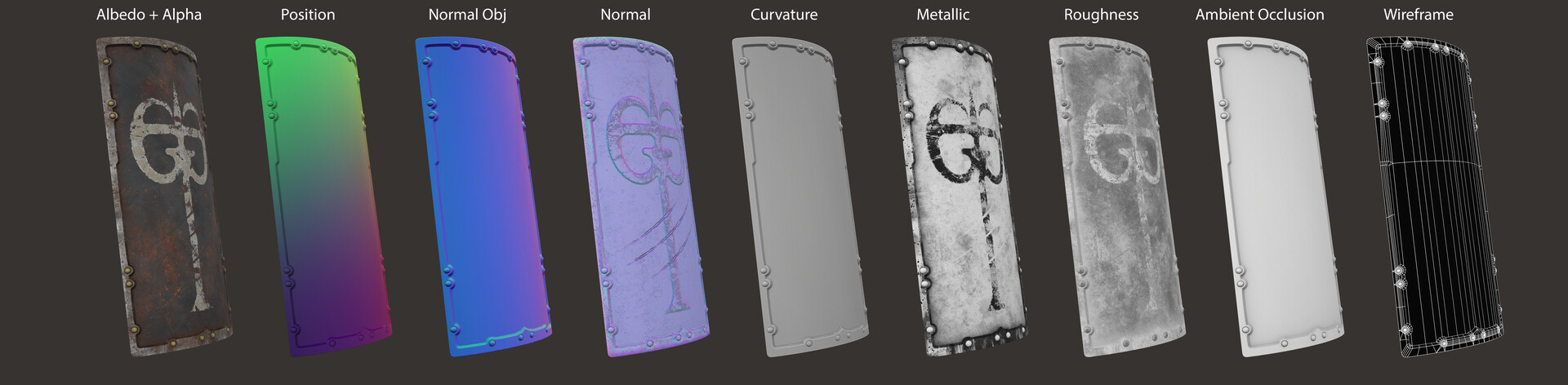 Drizztan Guenhwyvar - Black Iron Greatshield Fan Art from Dark Souls