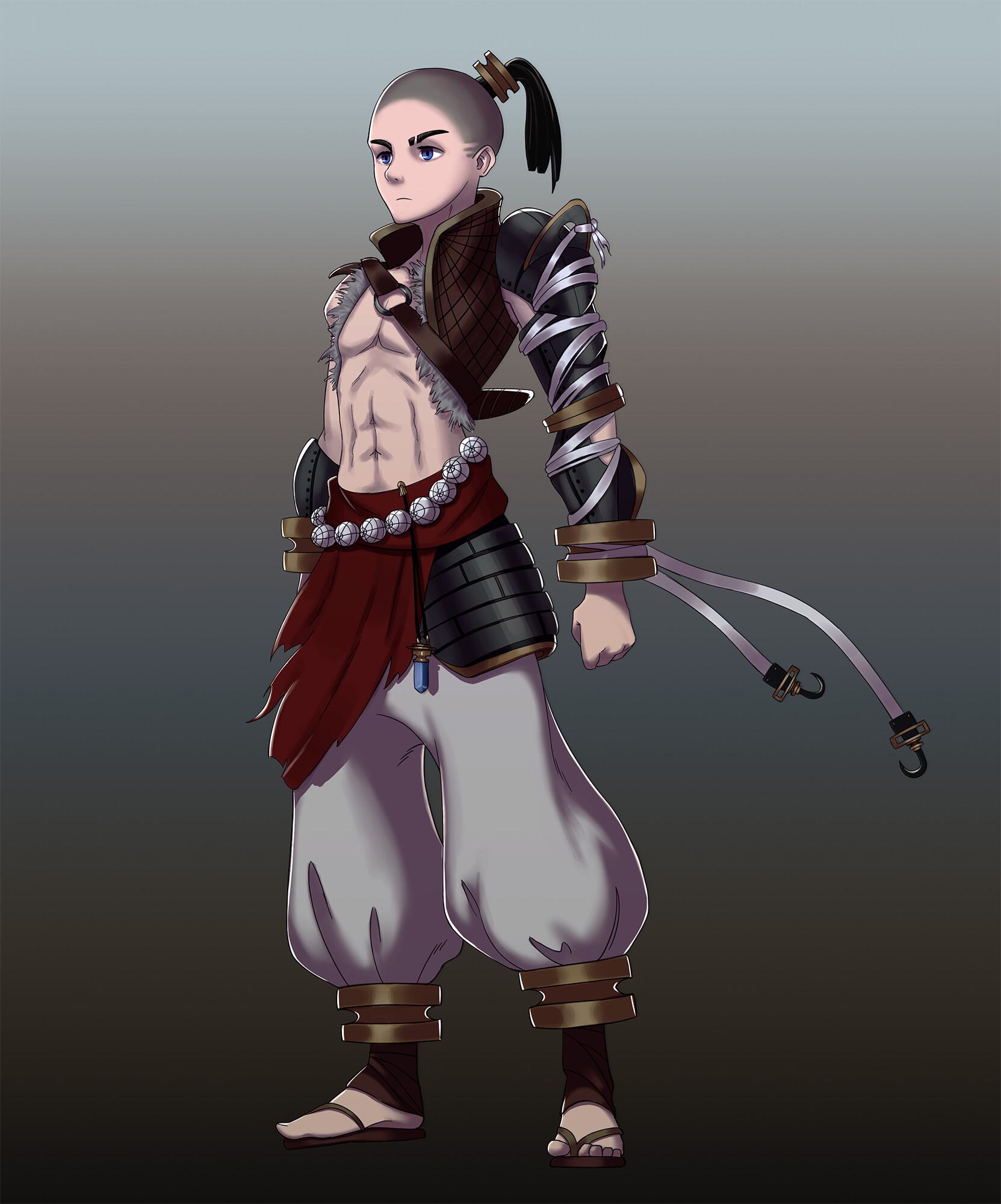 ArtStation - Monk Warrior
