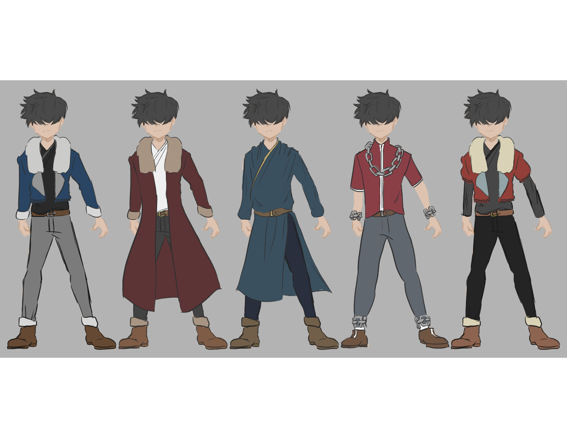 ArtStation - Character Design: Clothes I