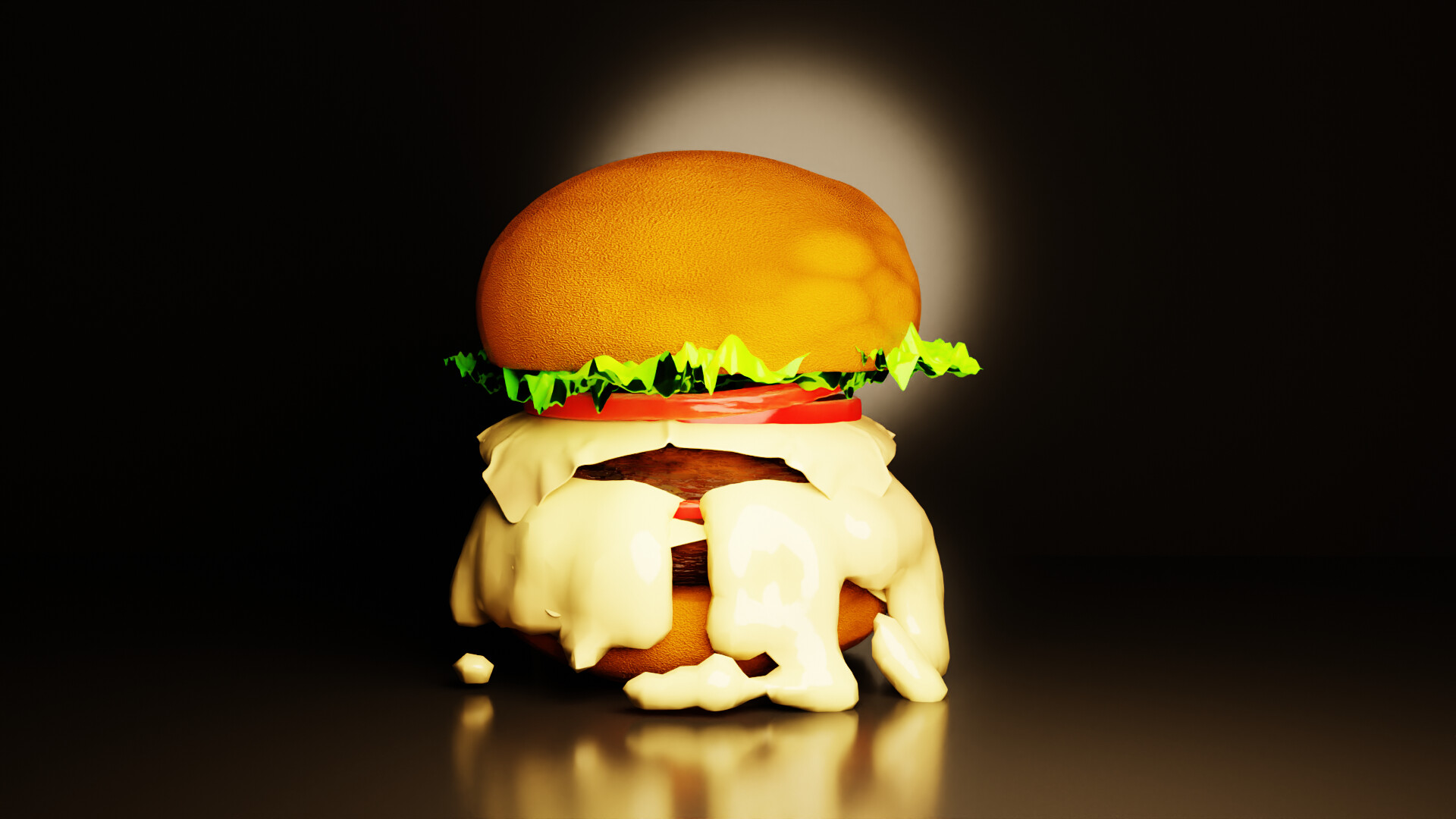 ArtStation - real burger 3D. blender