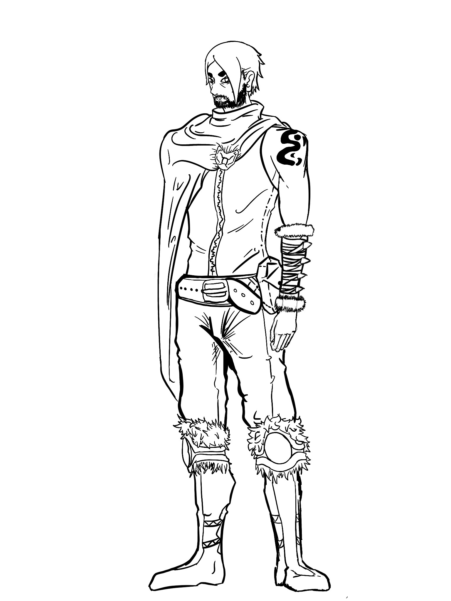 ArtStation - Sketch: Stylish Bandit