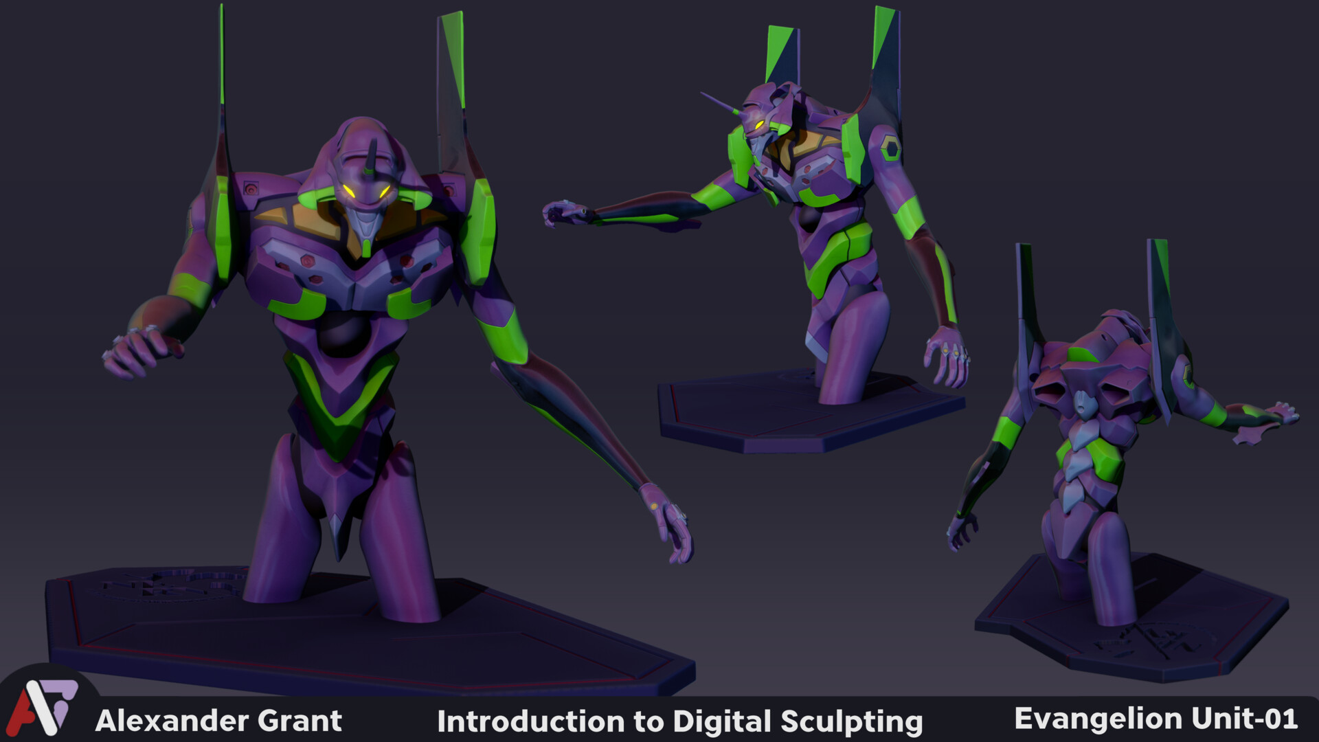 ArtStation - EVA 01 Sculpt