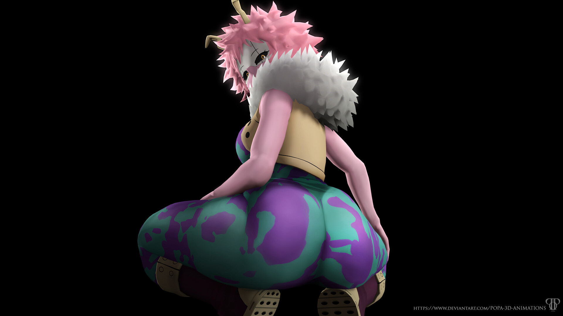 ArtStation - Mina Ashido Big Ass 2