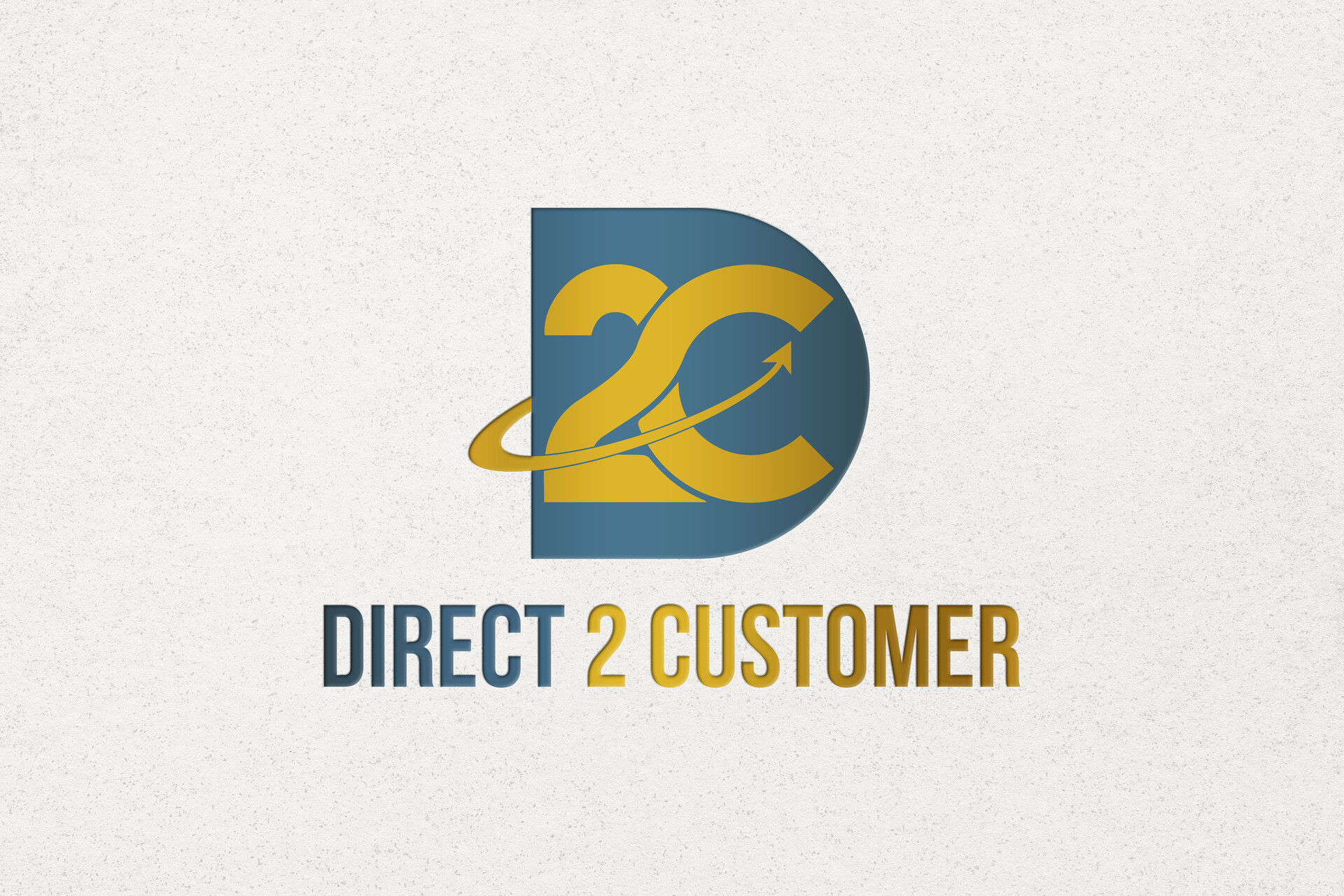 ArtStation - D2C logo presentation