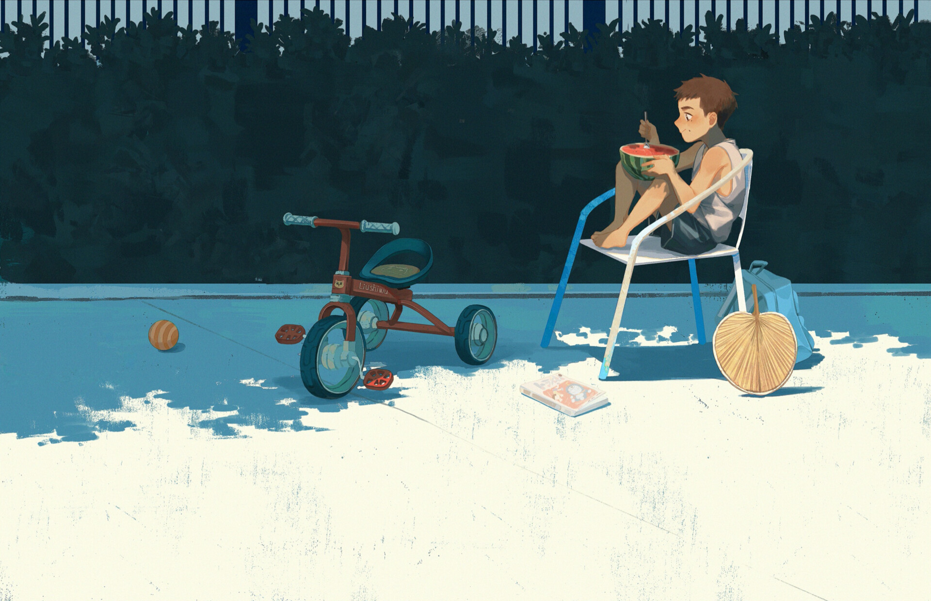 ArtStation - 2D scene illustration