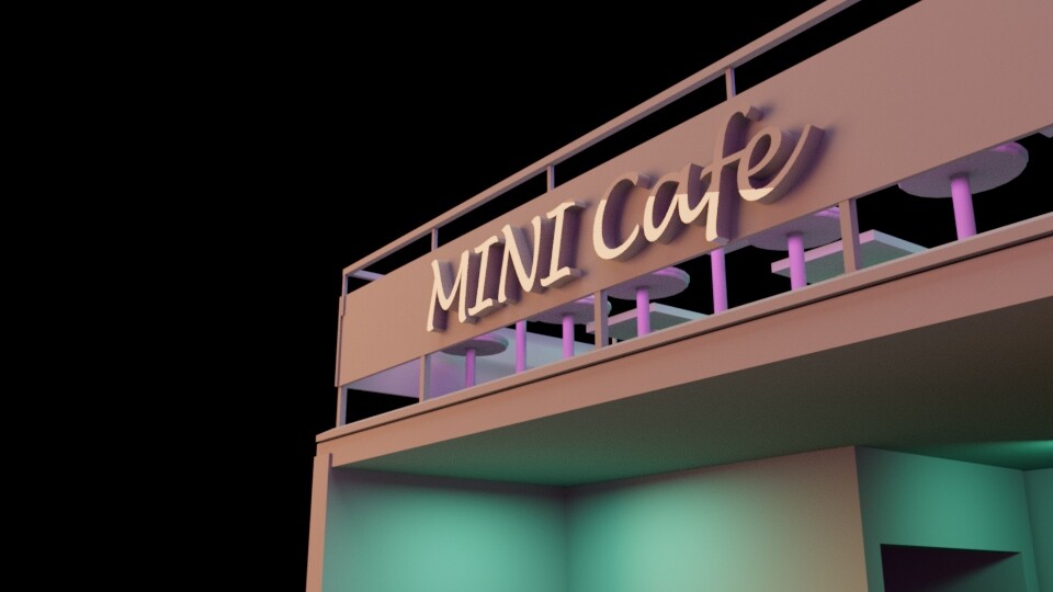 ArtStation - Mini Cafe