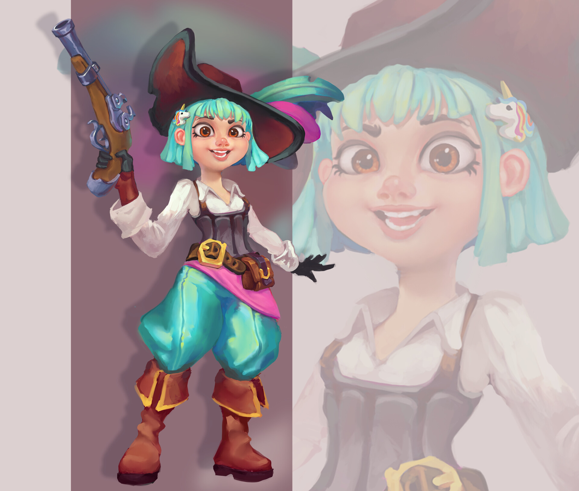 ArtStation - Pirate girl
